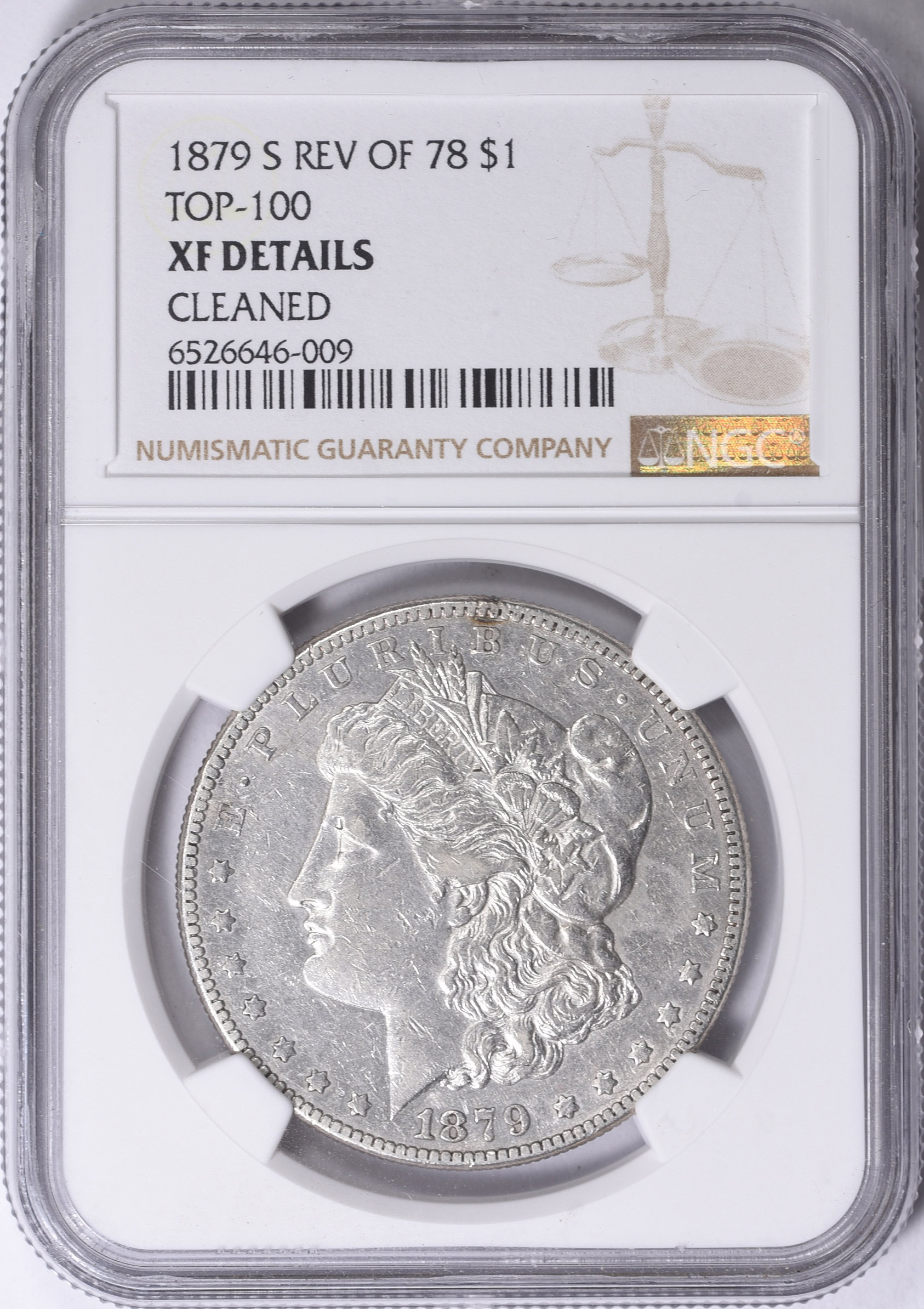 1879-S Morgan Silver Dollar Reverse of 1878 Top 100 NGC XF Details (Item 1548695 ...