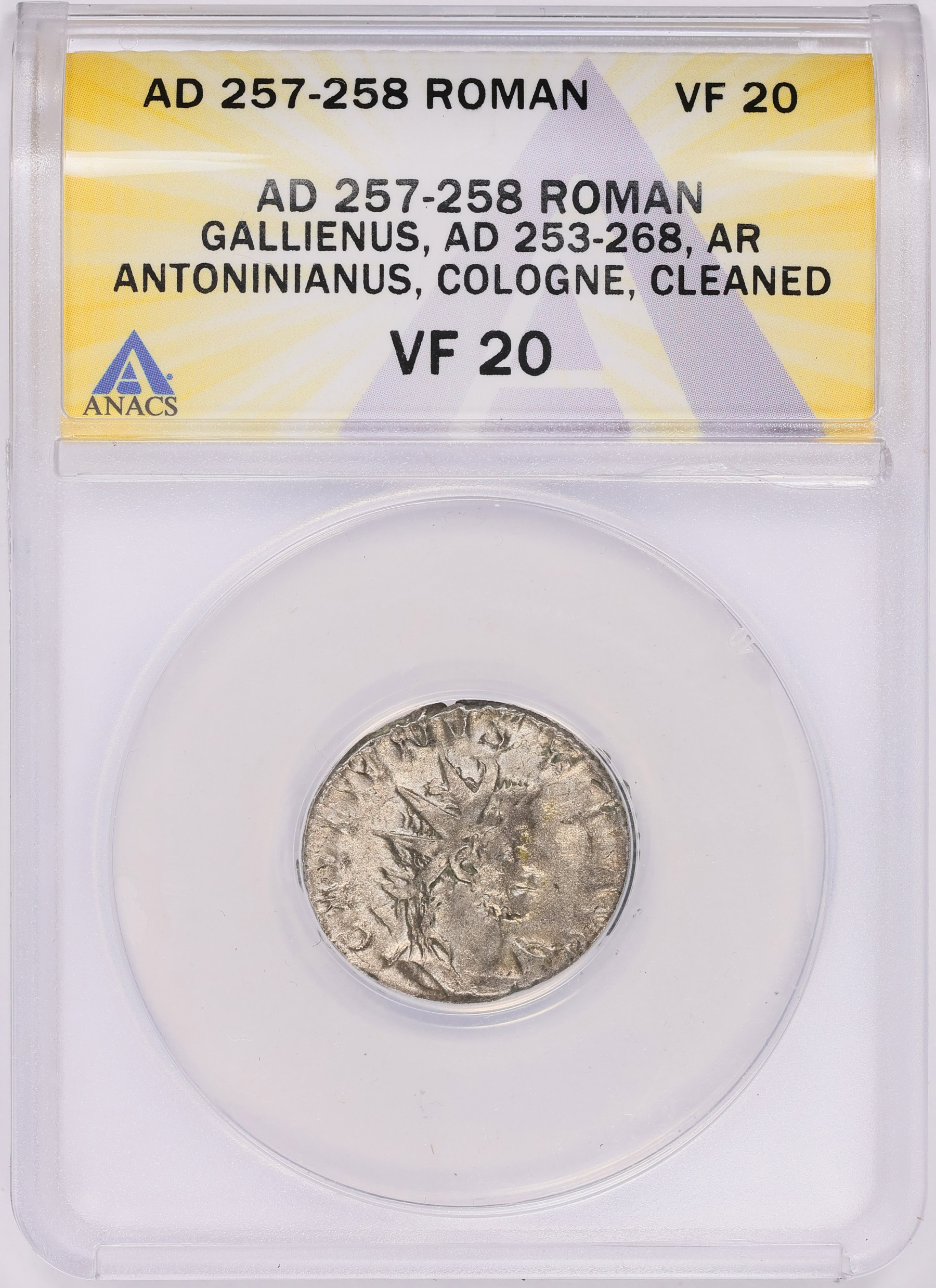 Ancient Roman Empire, Gallienus (A.D. 253-268) c.A.D. 257-258 AR ...