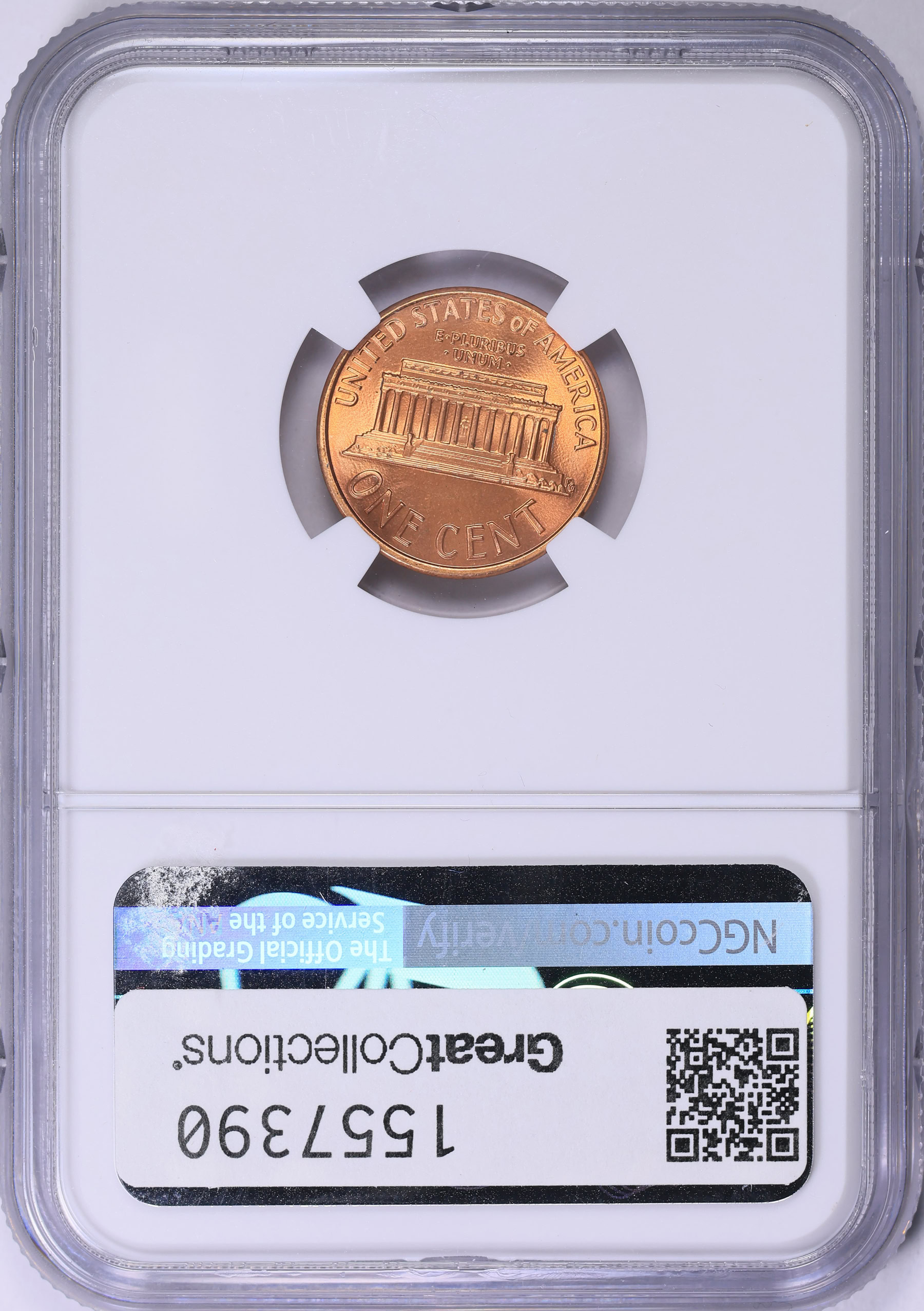 1991-D Lincoln Cent NGC MS-69 RD (Item 1557390) | GreatCollections Coin ...