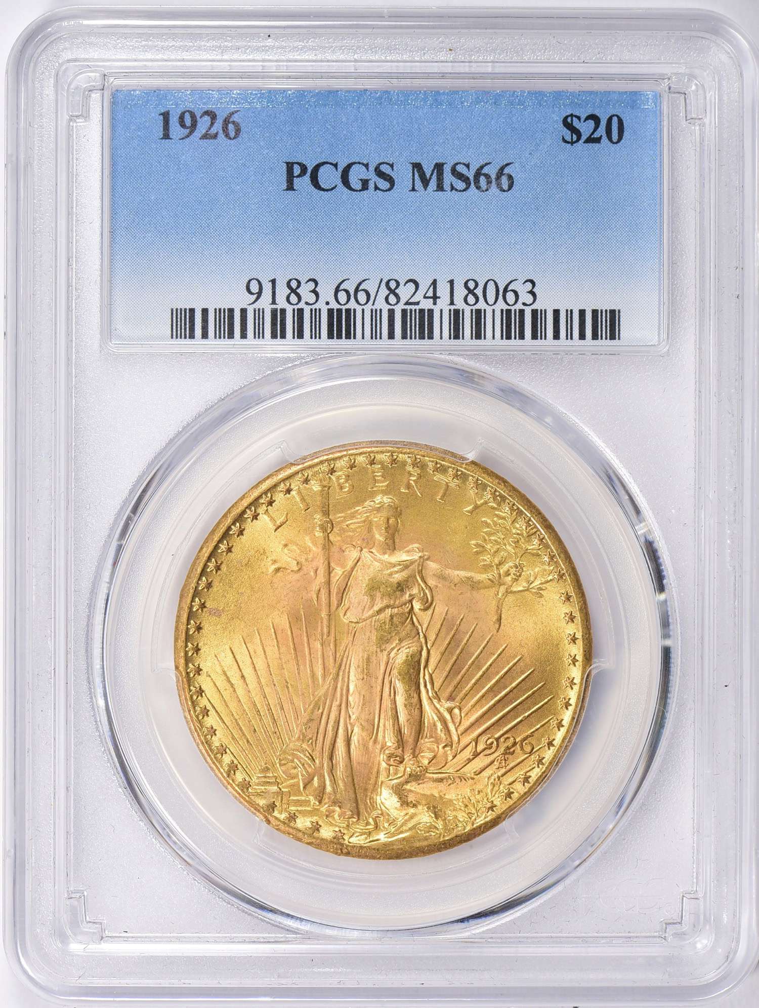1926 Saint-Gaudens Gold Double Eagle PCGS MS-66 (Item 1559595) | GreatCollections Coin Auctions