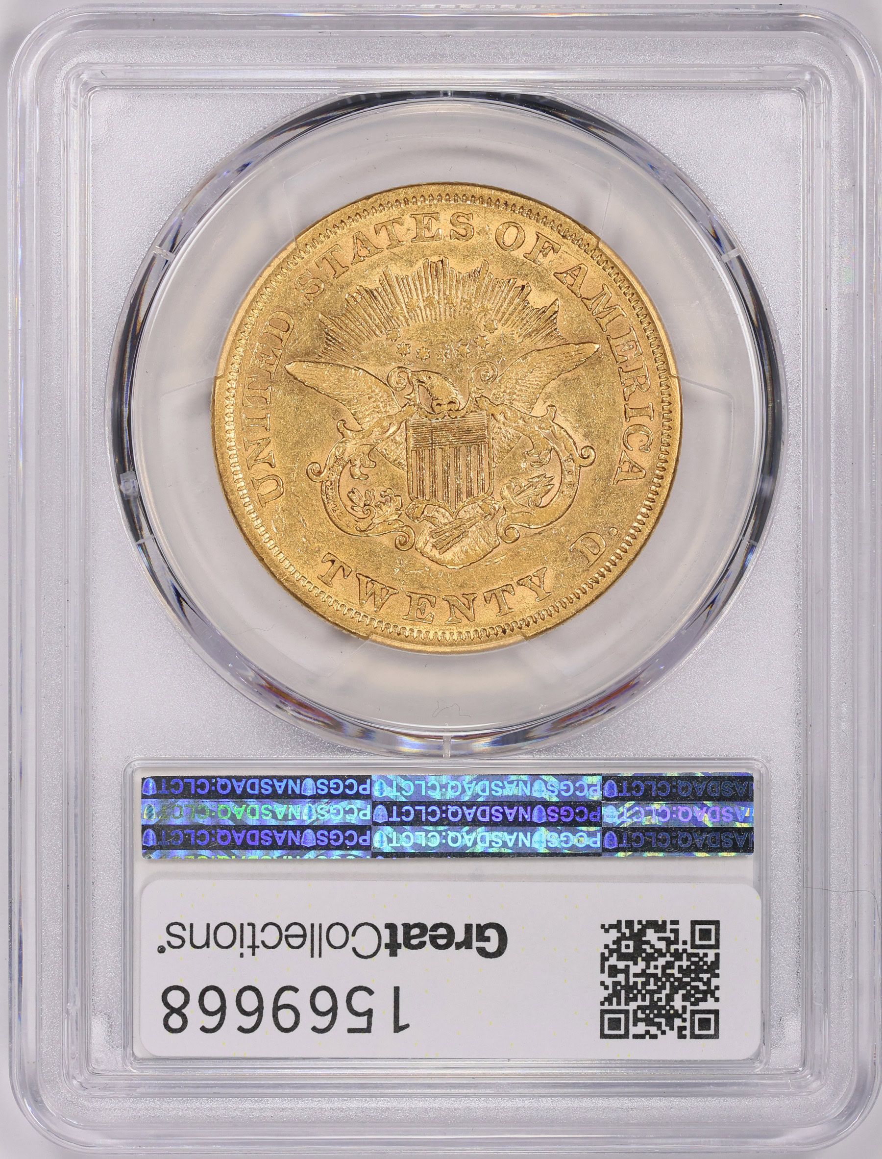 1853 Liberty Gold Double Eagle PCGS XF-45 (Item 1569668) | GreatCollections Coin Auctions