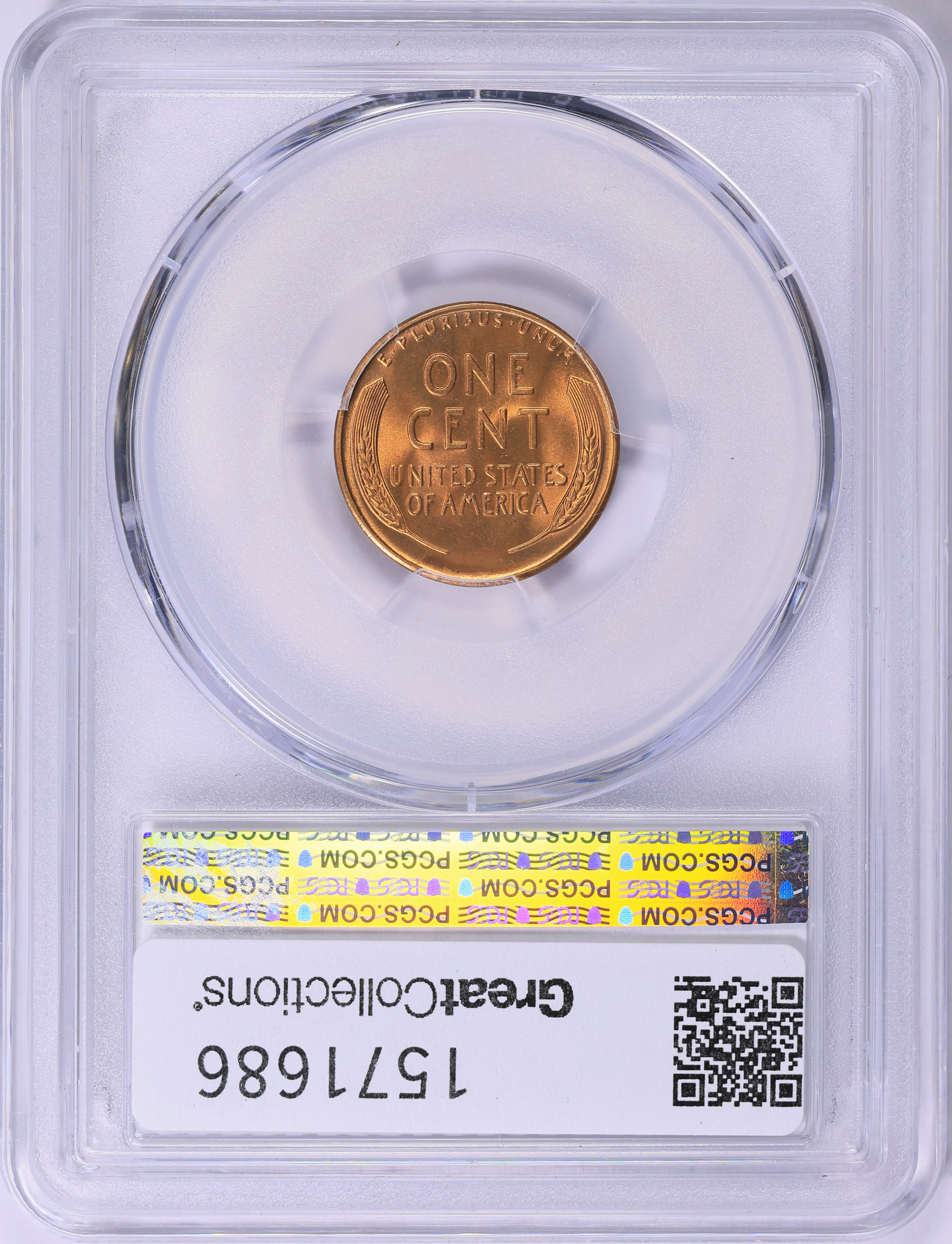 1941-S Lincoln Cent PCGS MS-67+ RD (CAC Green) (Item 1571686) | GreatCollections Coin Auctions