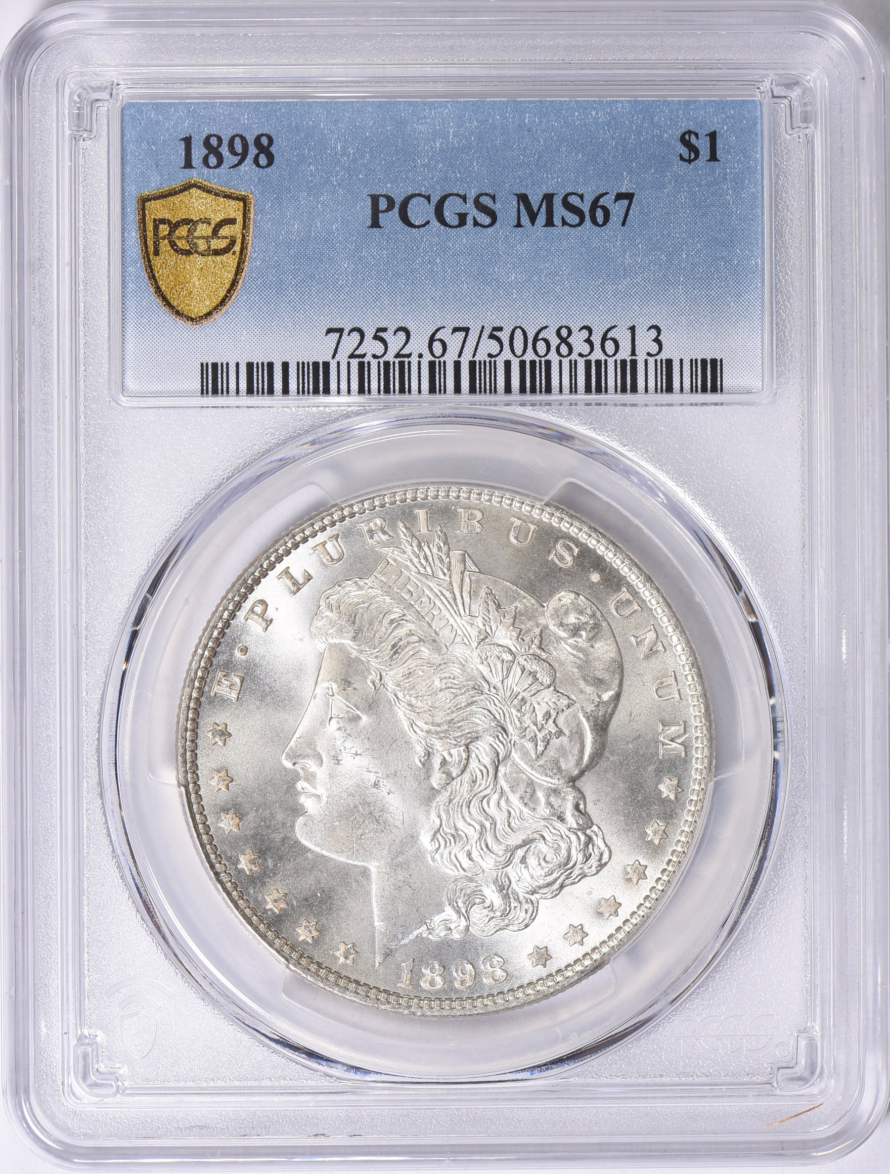 1898 Morgan Silver Dollar PCGS MS-67 (Item 1571688) | GreatCollections Coin Auctions