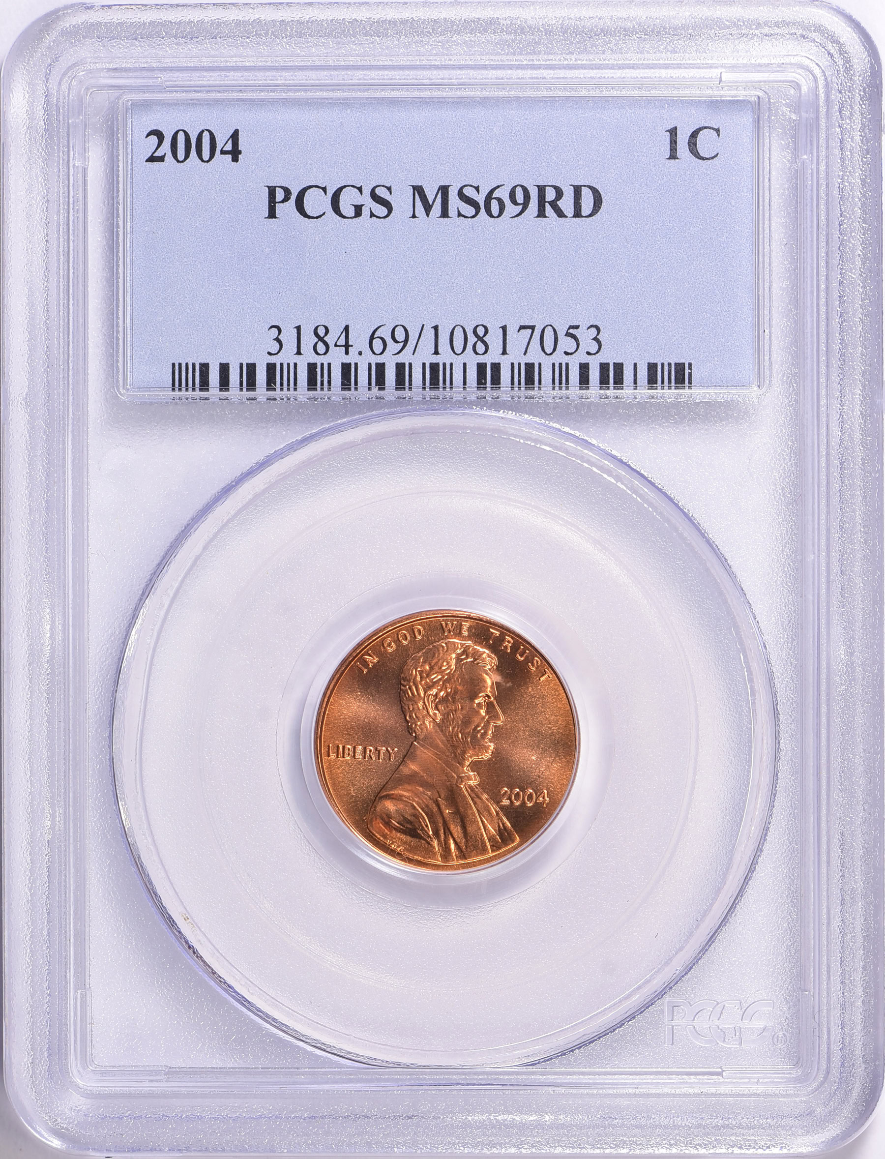 2004 Lincoln Cent PCGS MS-69 RD (Item 1575515) | GreatCollections Coin ...