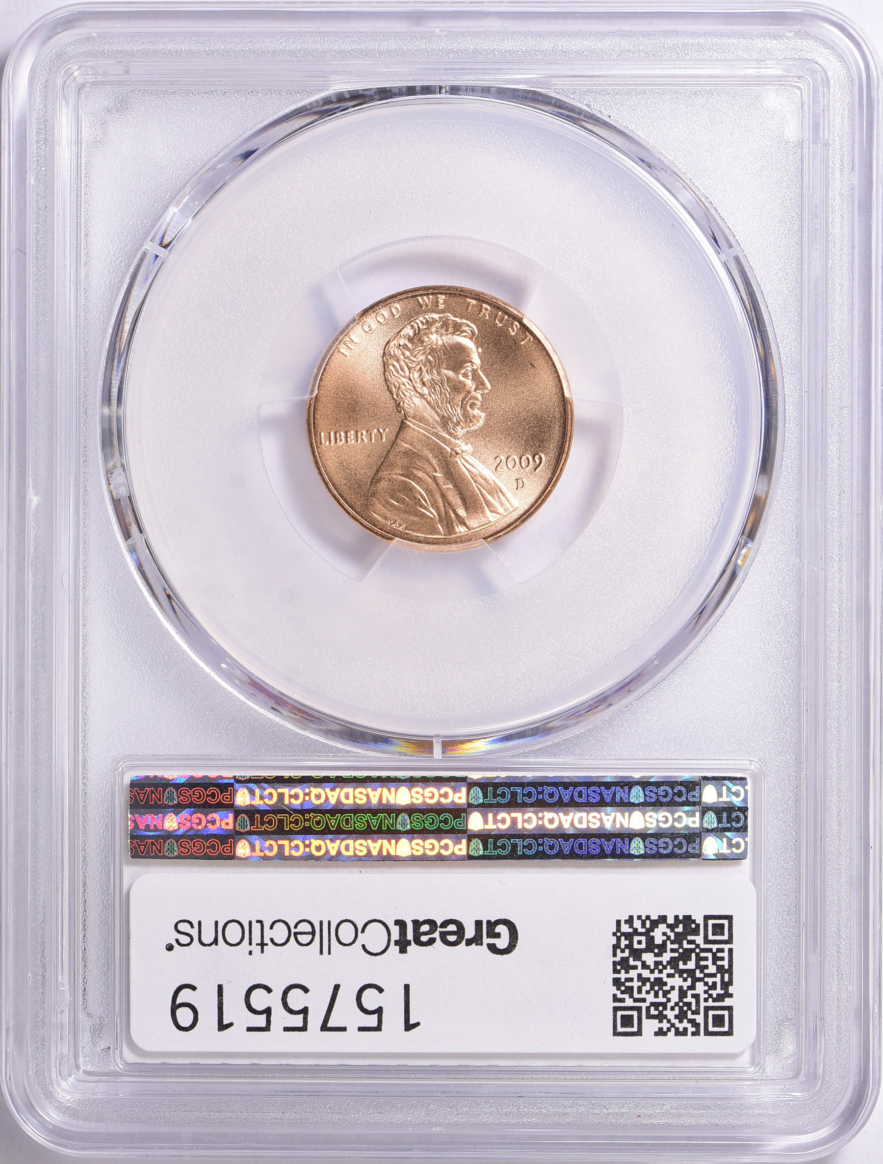 2009-D Lincoln Cent Professional Life. Satin Finish PCGS SP-69 RD (Item ...