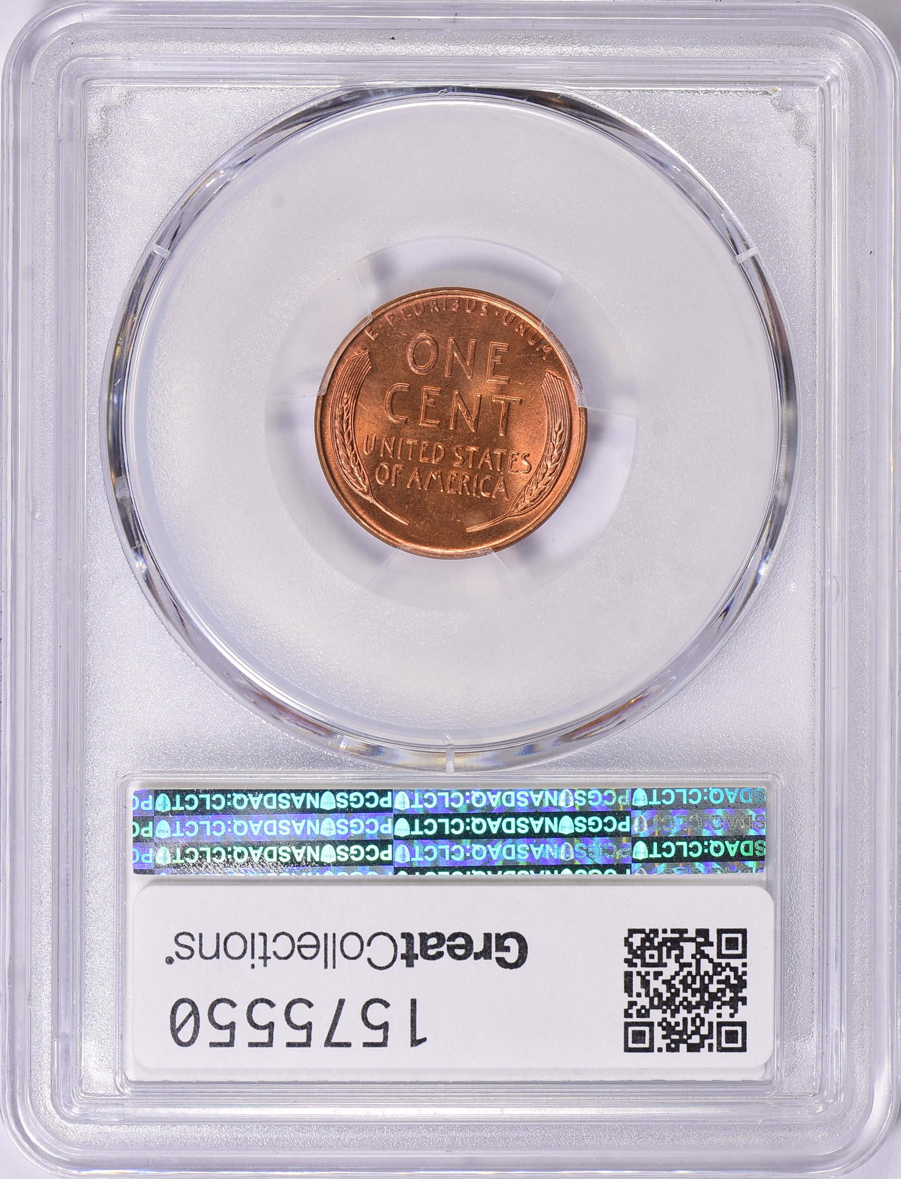 1958-D Lincoln Cent PCGS MS-67+ RD (Item 1575550) | GreatCollections Coin Auctions
