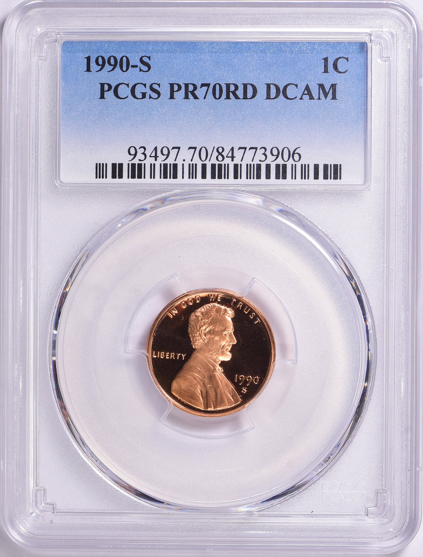 1990-S Lincoln Cent PCGS Proof-70 DCAM (Item 1575563 ...