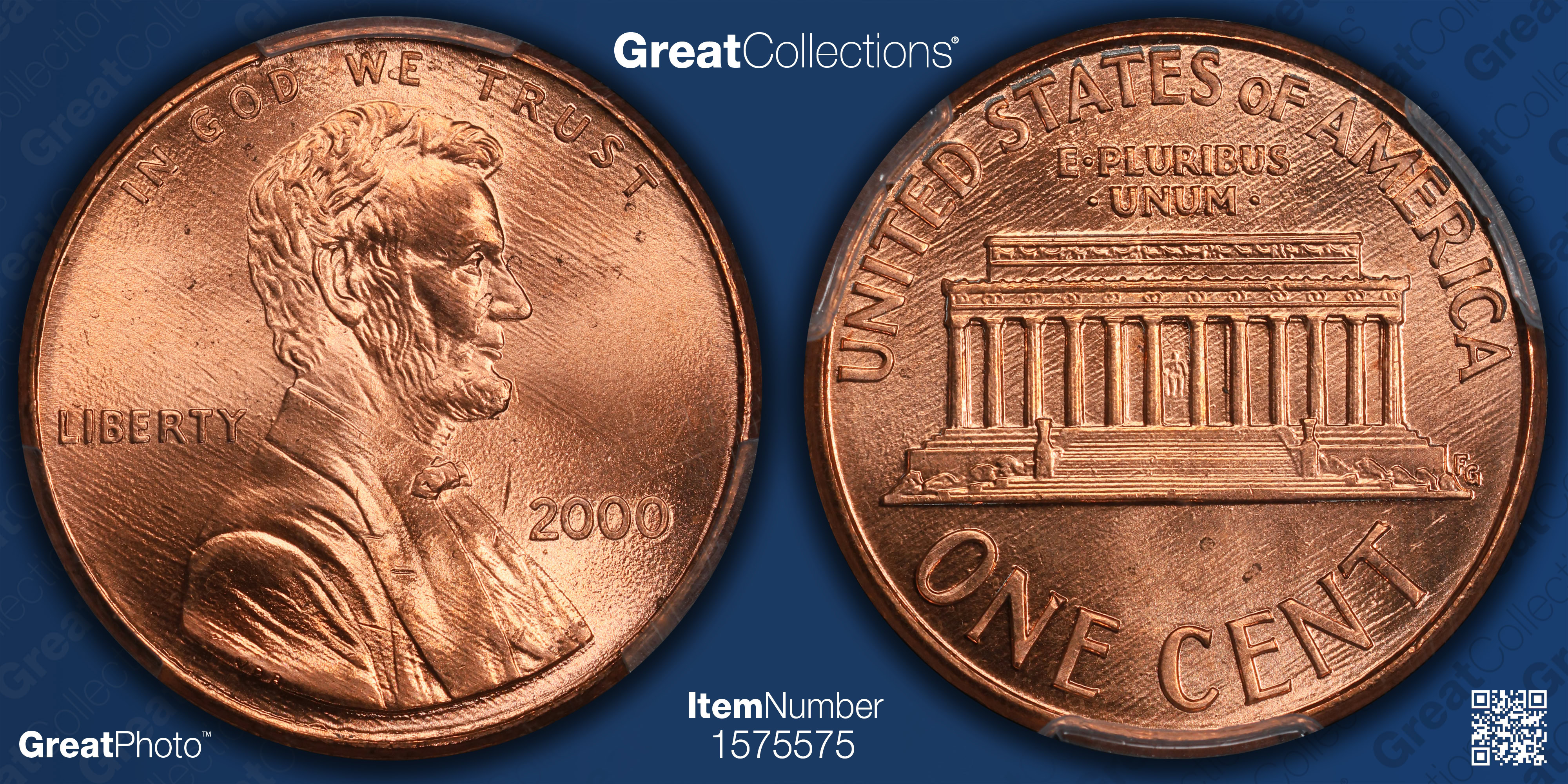 2000 Lincoln Cent Wide AM FS-901 PCGS MS-68 RD (OGH 35th Anniversary ...
