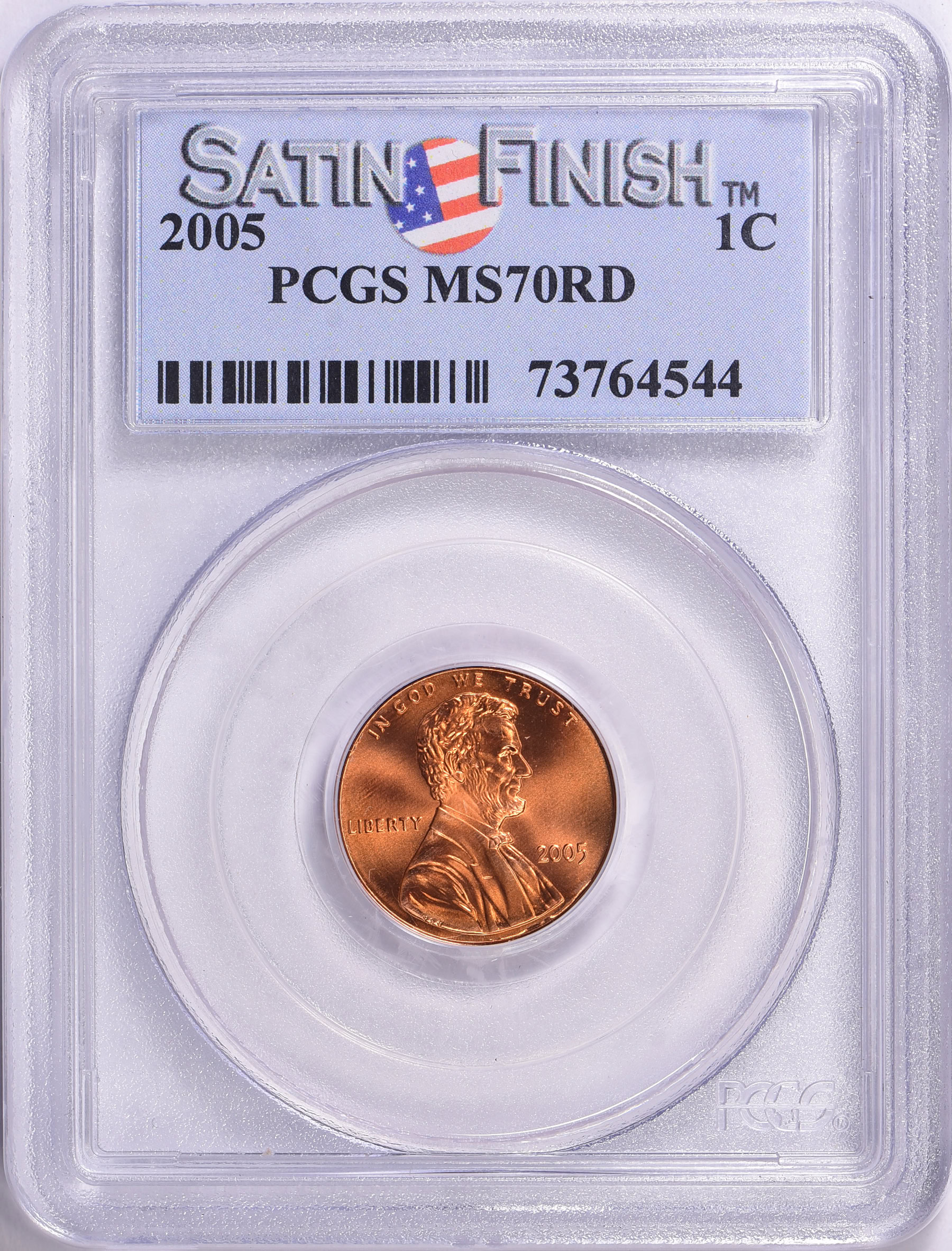 2005 Lincoln Cent Satin Finish PCGS MS-70 RD (Item 1575578 ...