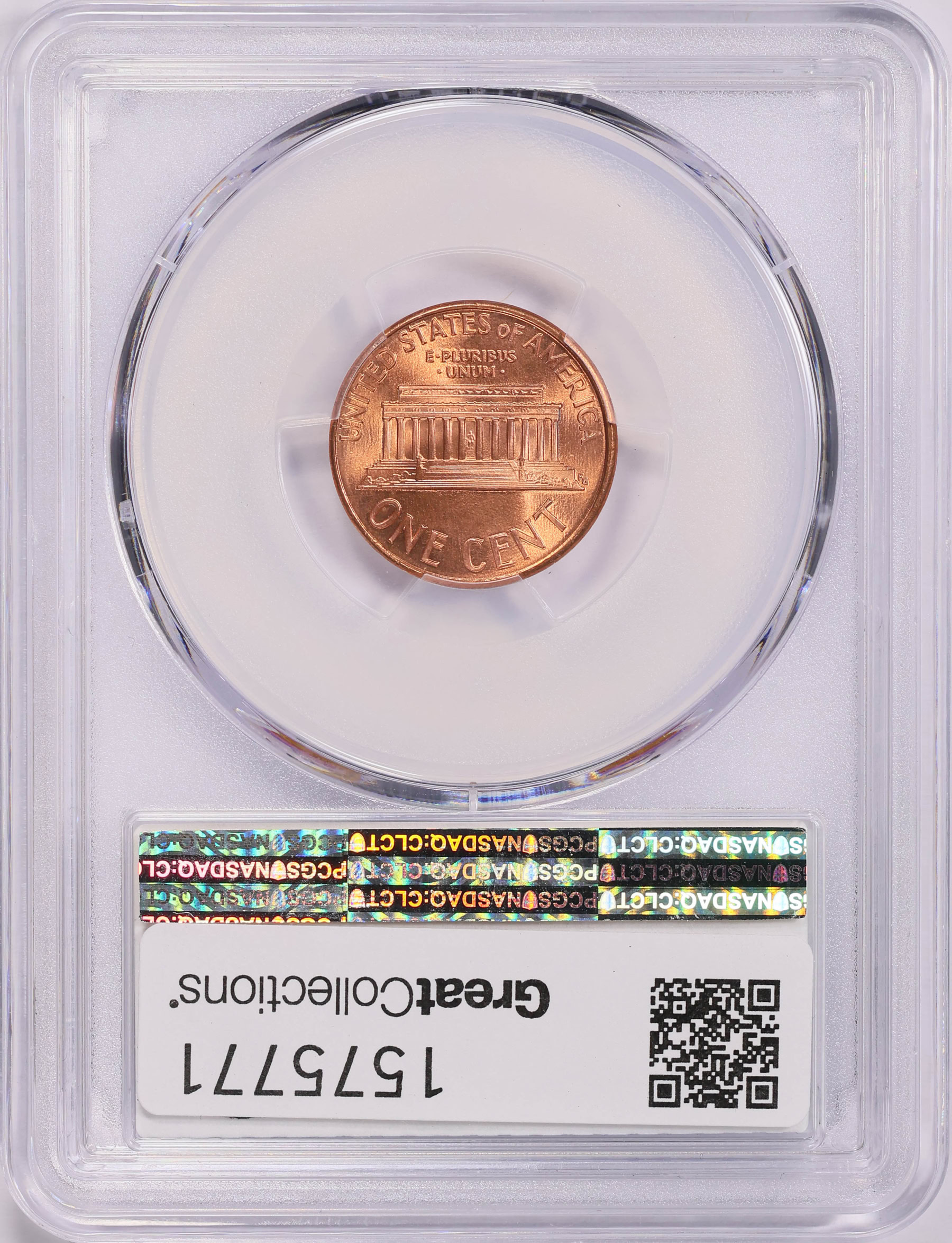 1992 Lincoln Cent PCGS MS-69 RD (Item 1575771) | GreatCollections Coin ...