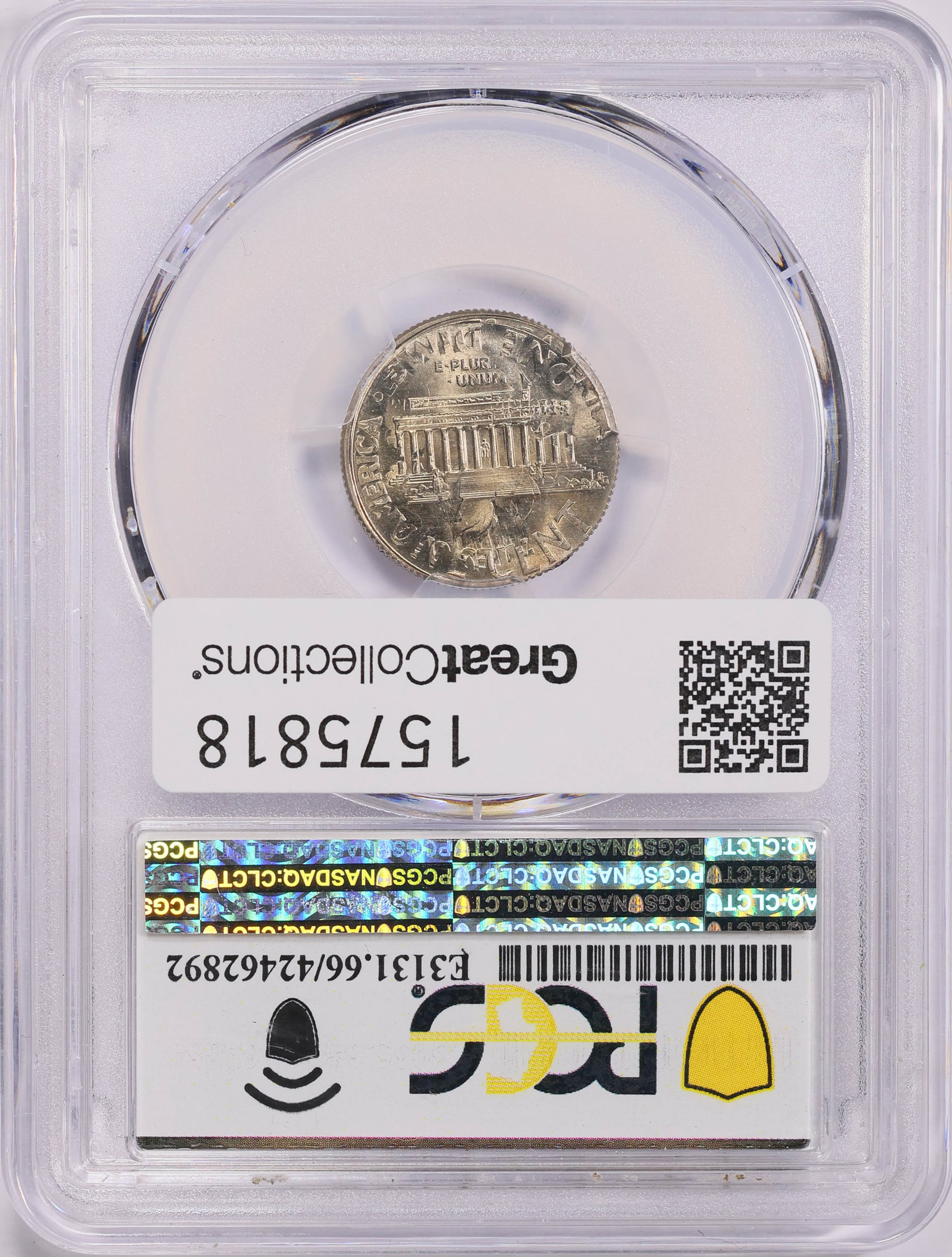 Mint Error 1995 Lincoln Cent Double Denomination on Struck 10c PCGS MS ...