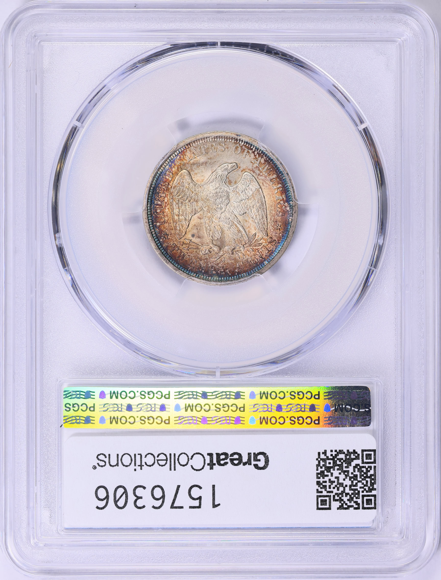 1875-S Twenty-Cent Piece PCGS MS-67 (Toned) (Item 1576306 ...