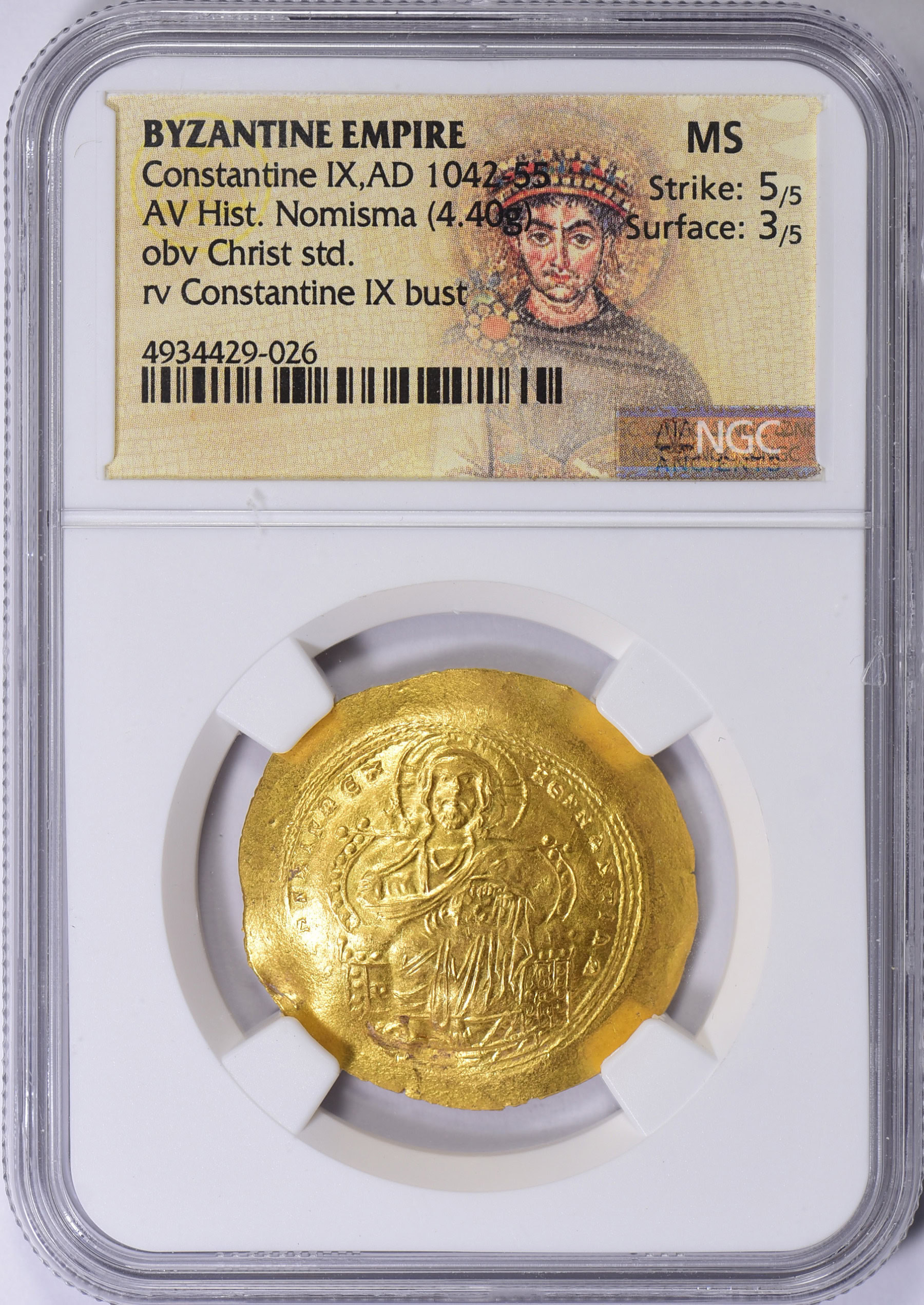 Ancient Byzantine Empire, Constantine IX (1042-55) c.A.D. 1046-49 AV ...