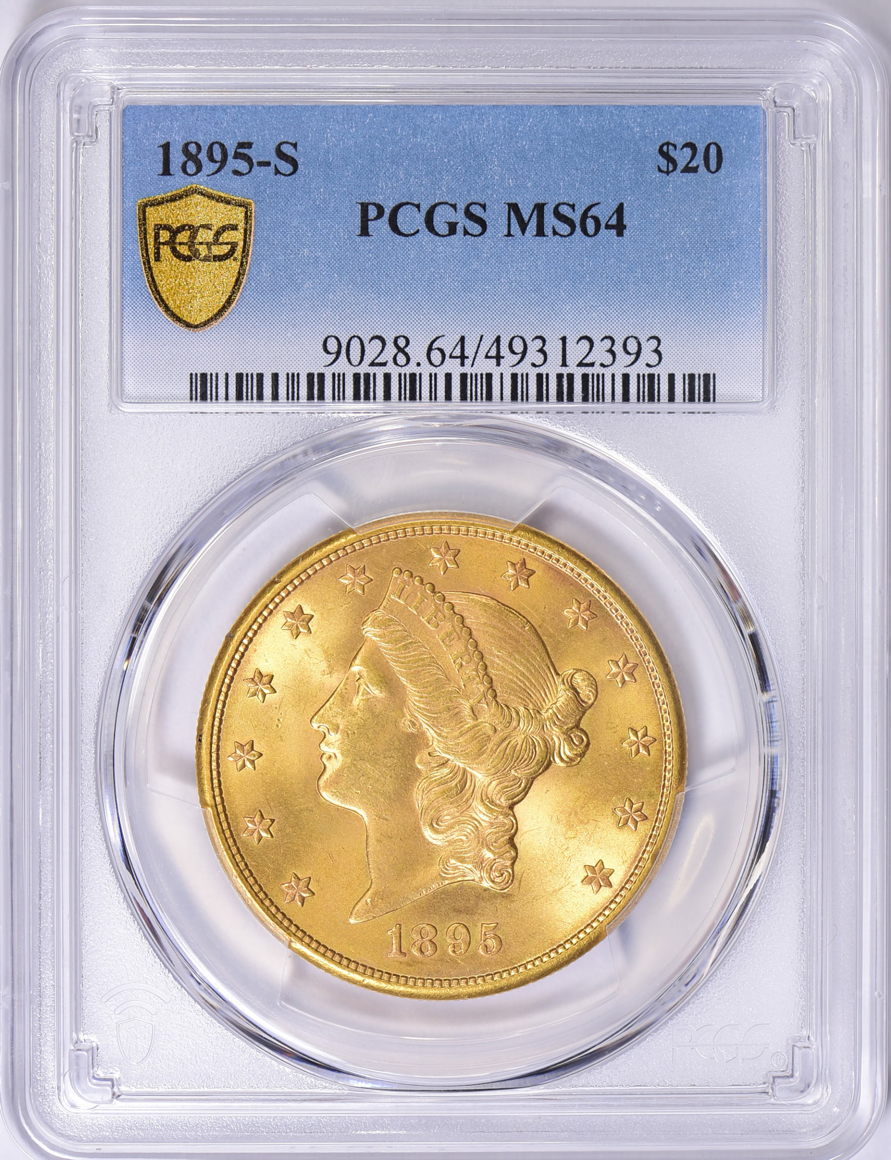 1895-S Liberty Gold Double Eagle PCGS MS-64 (Item 1585959) | GreatCollections Coin Auctions