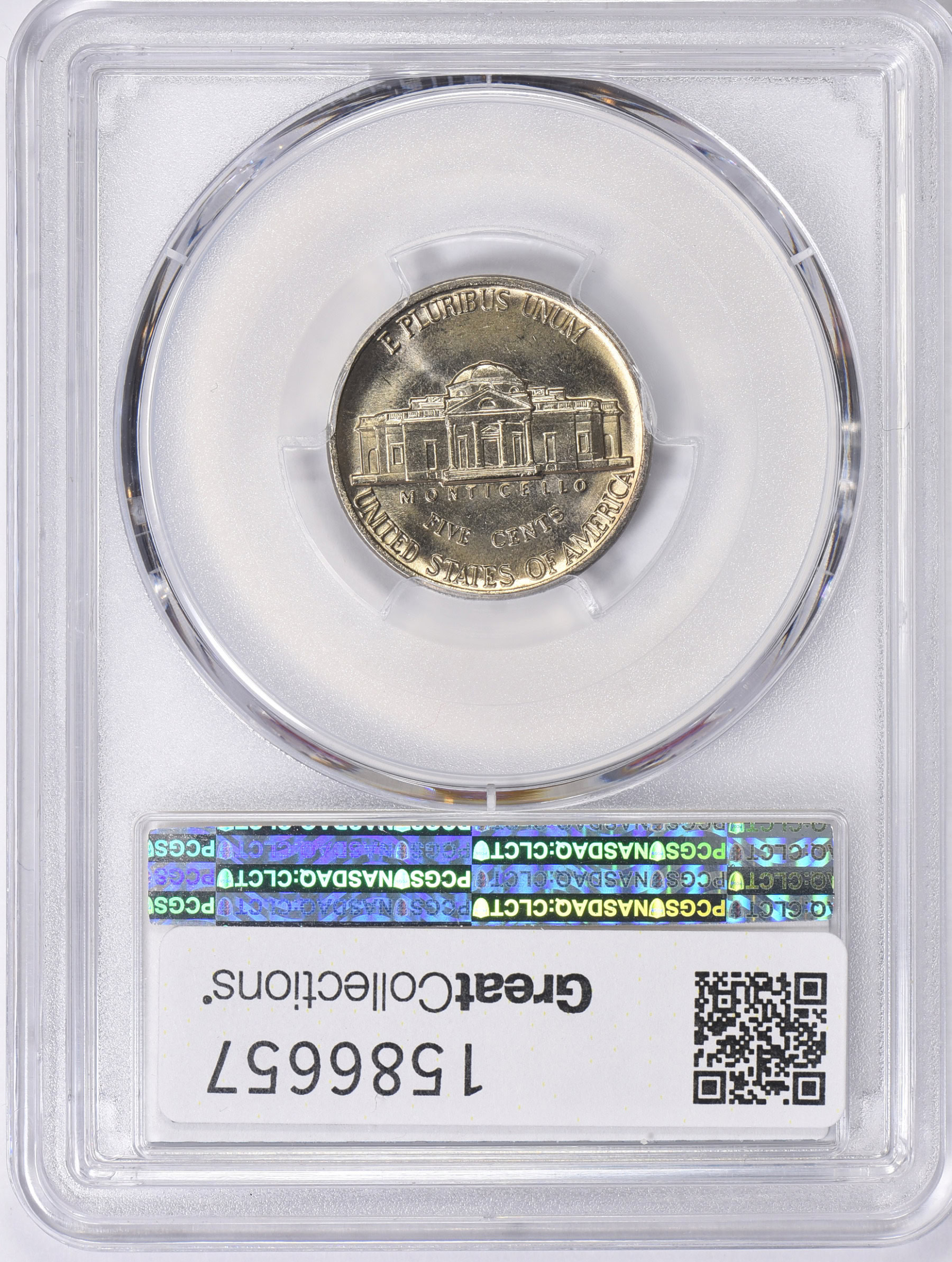 1985-P Jefferson Nickel PCGS MS-66 FS (Item 1586657) | GreatCollections ...