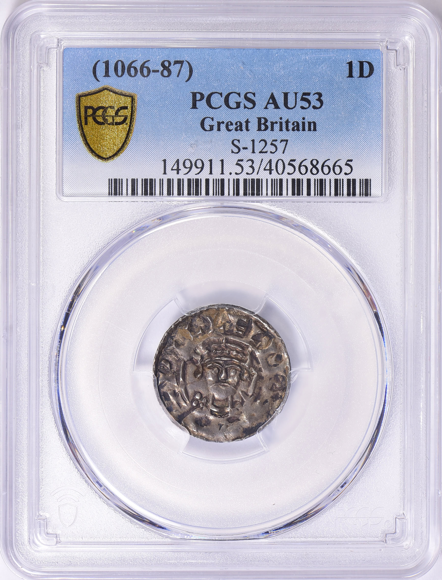 Great Britain ND (1066-87) Silver Penny of William the Conqueror PCGS ...