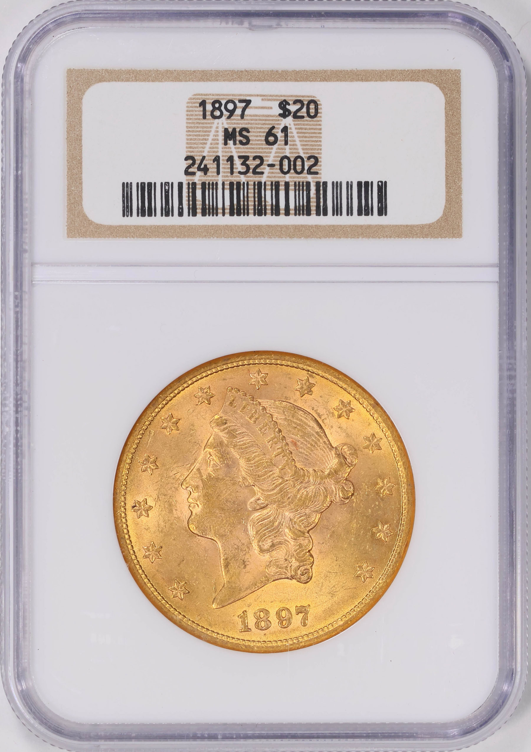 1897 Liberty Gold Double Eagle NGC MS-61 (Item 1597724) | GreatCollections Coin Auctions