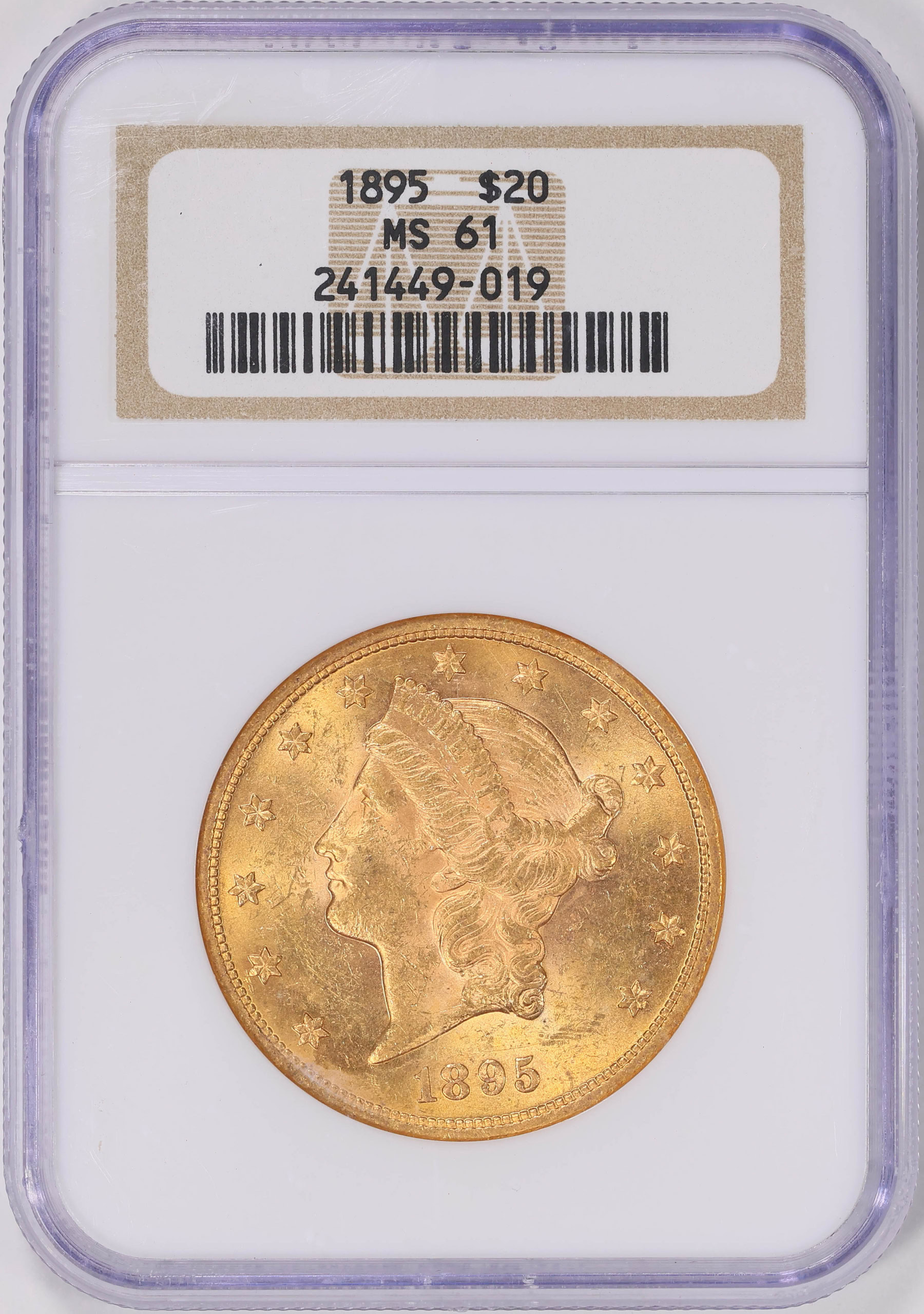 1895 Liberty Gold Double Eagle NGC MS-61 (Item 1597742) | GreatCollections Coin Auctions