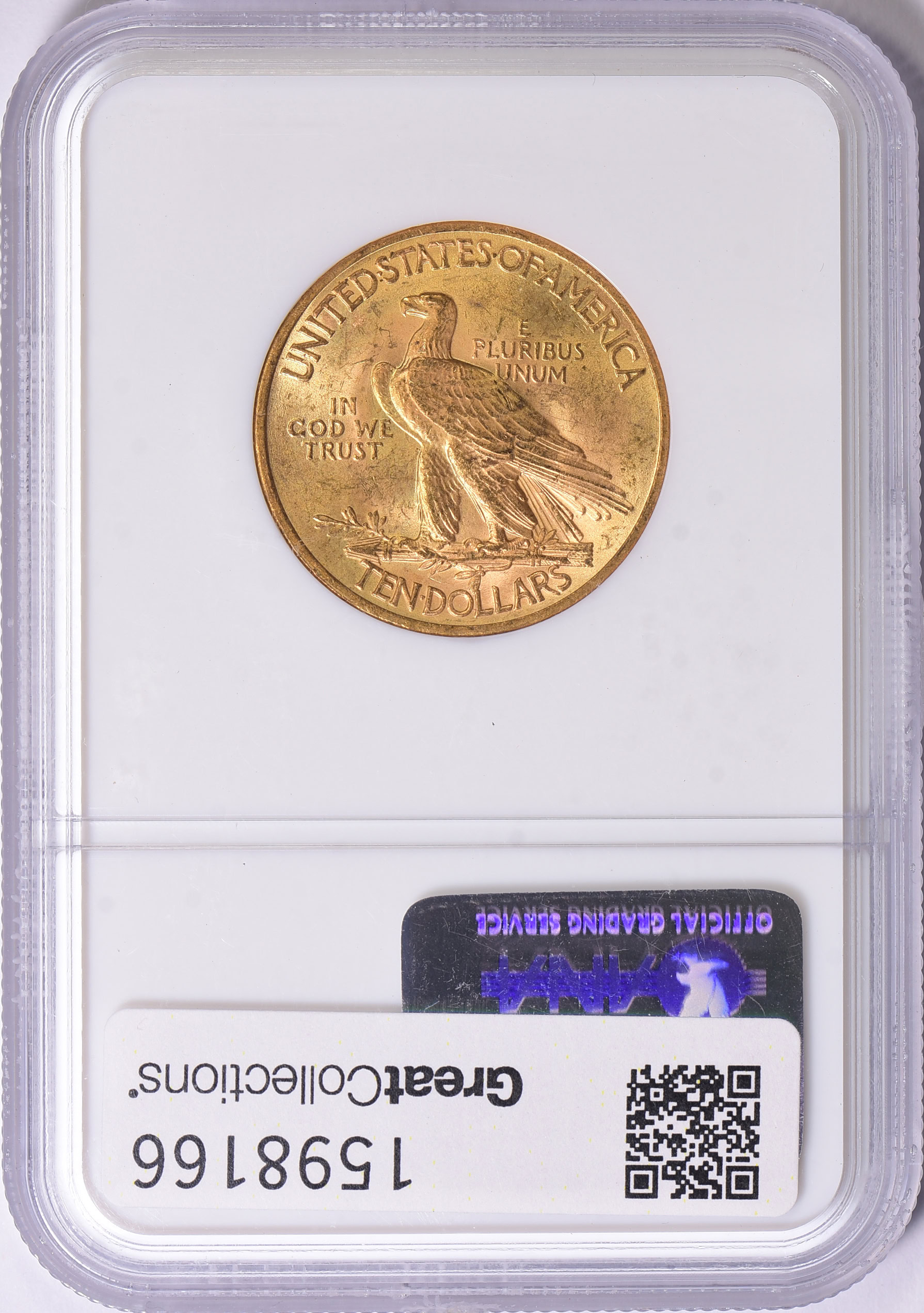 1932 Indian Gold Eagle NGC MS-63 (Item 1598166) | GreatCollections Coin ...