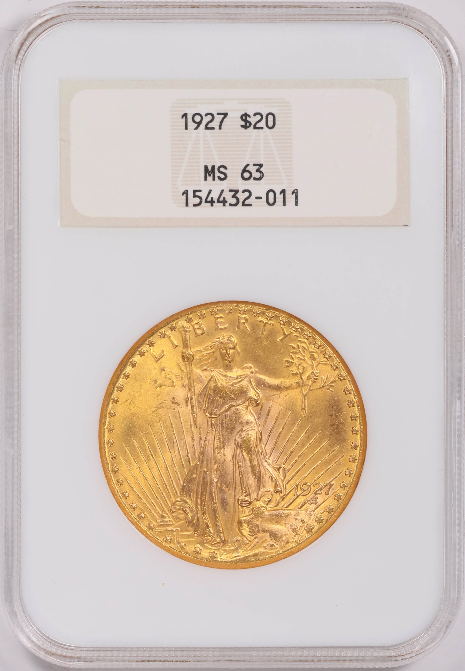 1927 Saint-Gaudens Gold Double Eagle NGC MS-63 OH (Item 1598380 ...