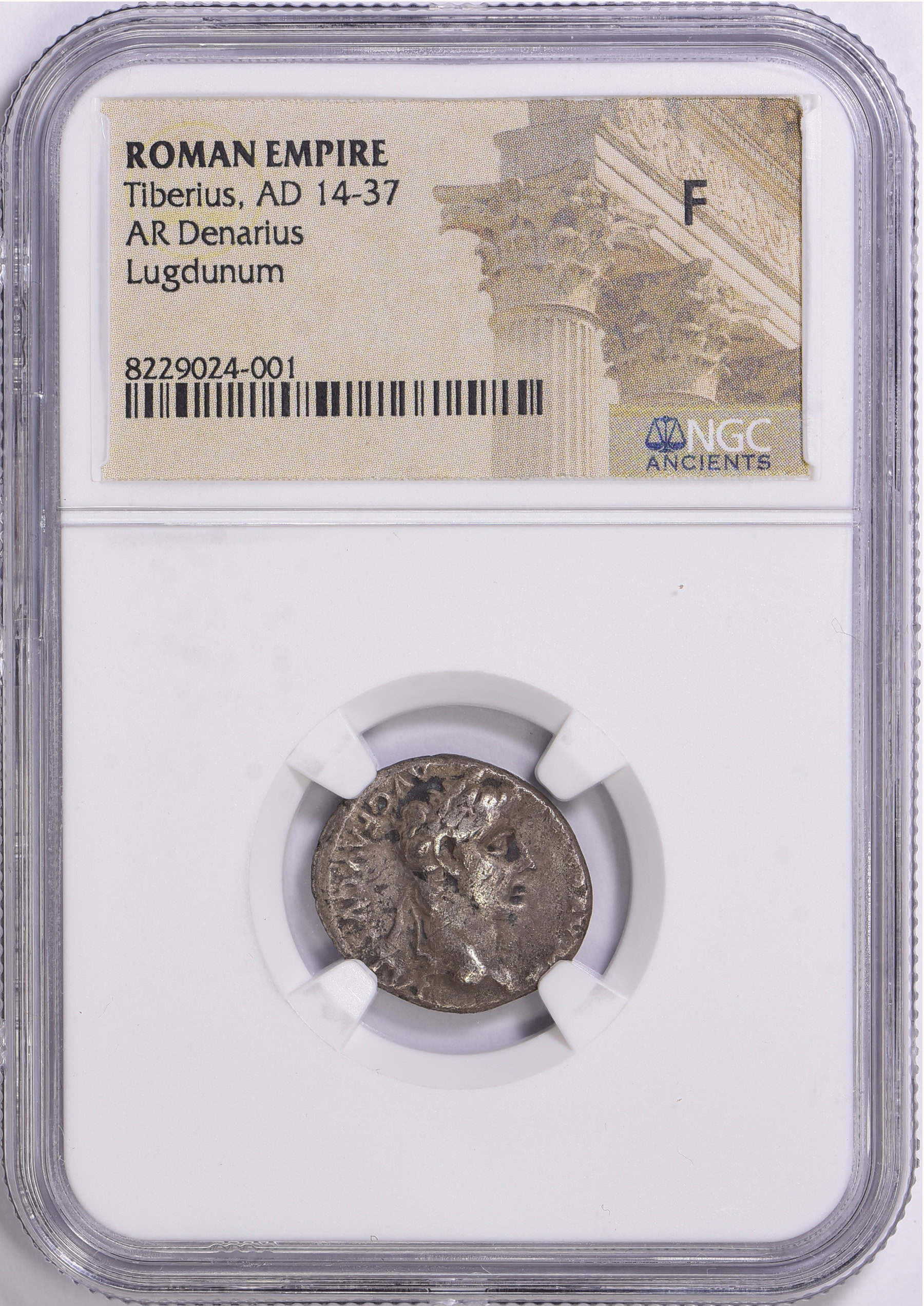 Ancient Roman Empire, Tiberius (A.D. 14-37) c.A.D. 18-35 AR Denarius ...