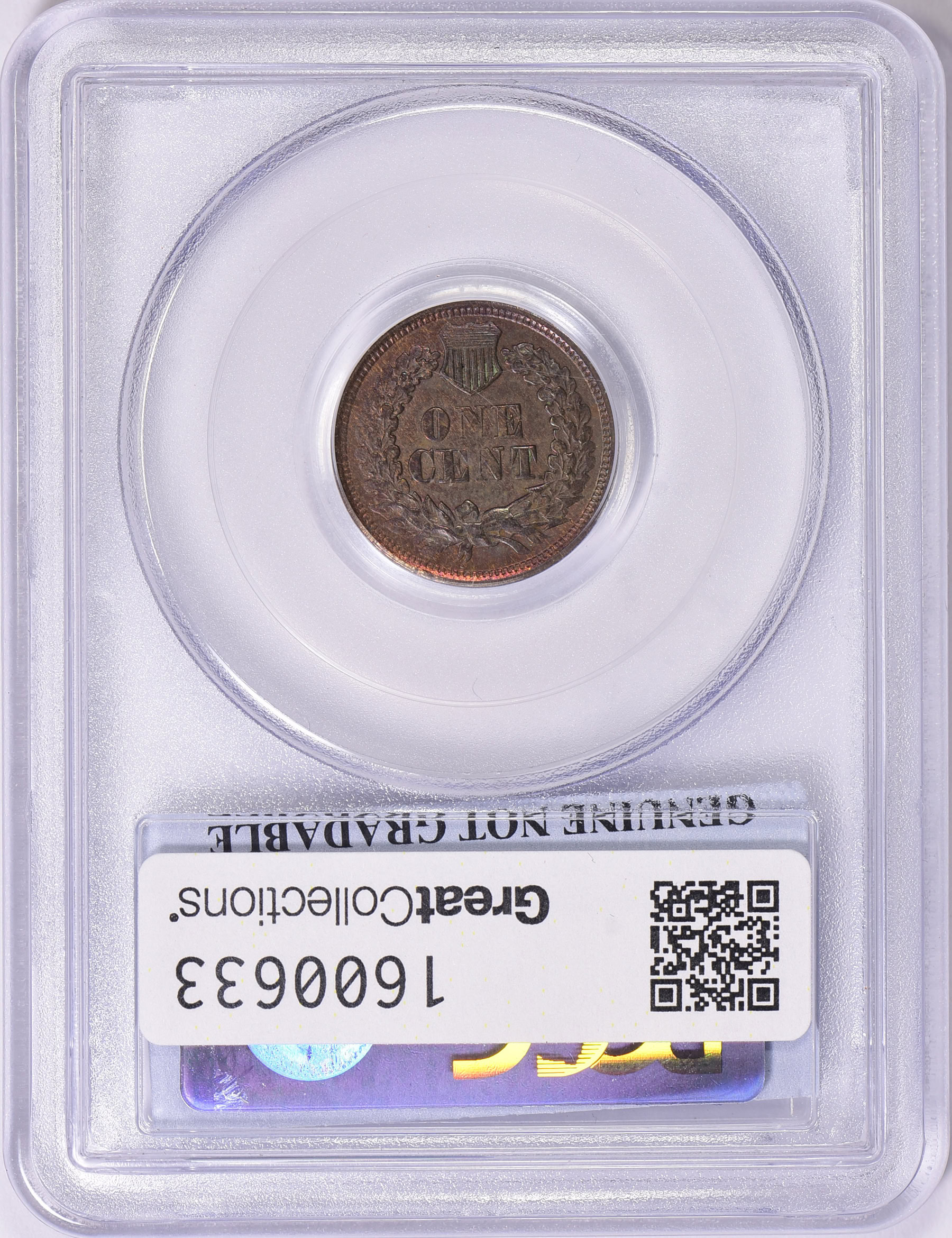 1867 Indian Cent PCGS Genuine (Item 1600633) | GreatCollections Coin ...
