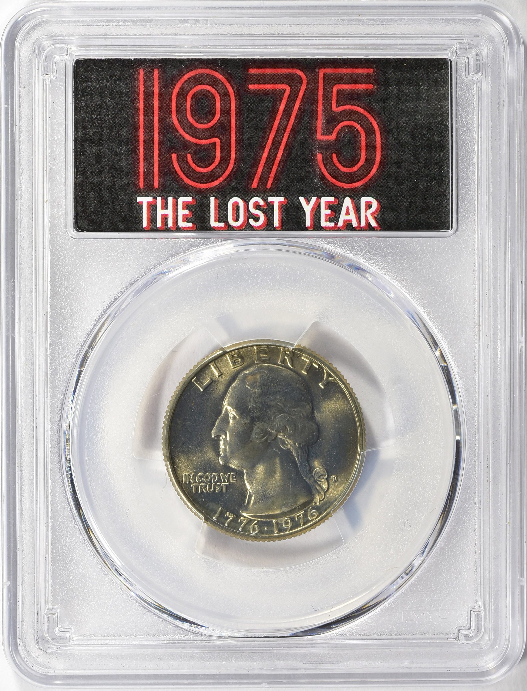 1976-D Washington Quarter Clad (From the (1975) Mint Set) PCGS MS-65 ...