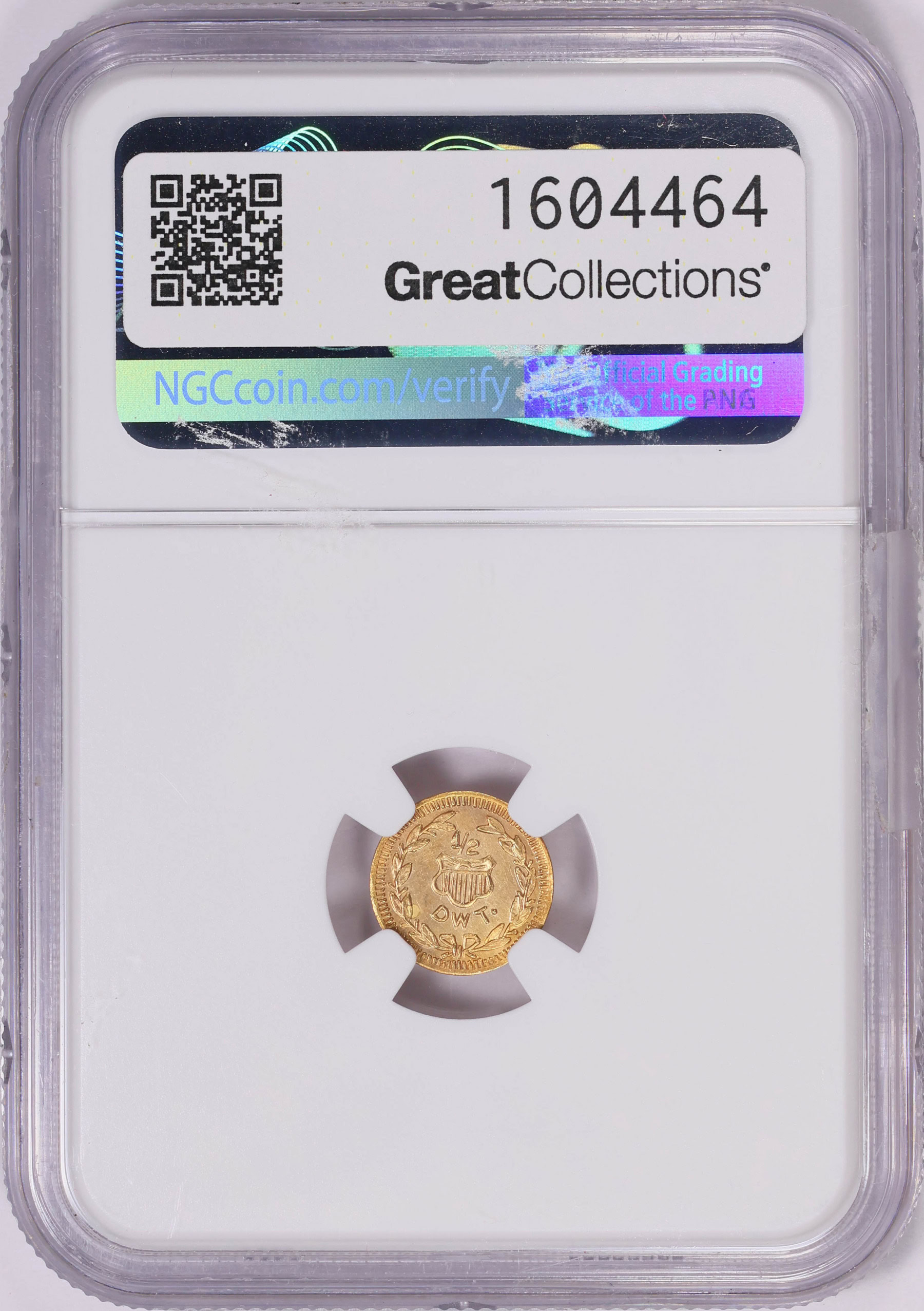 1909 Alaska Yukon-Pacific Expo Gold 1/2 DWT Hart's Coins of the West ...