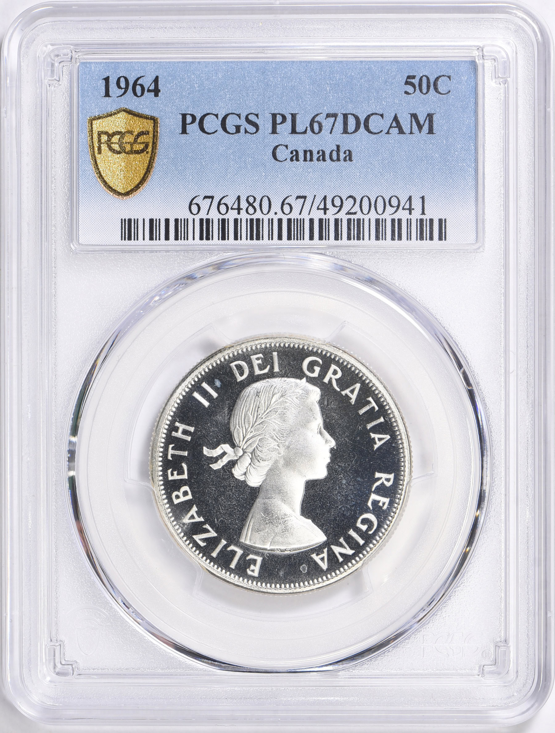 Canada 1964 Silver 50 Cents KM-56 PCGS PL-67 DCAM (Item 1605504 ...