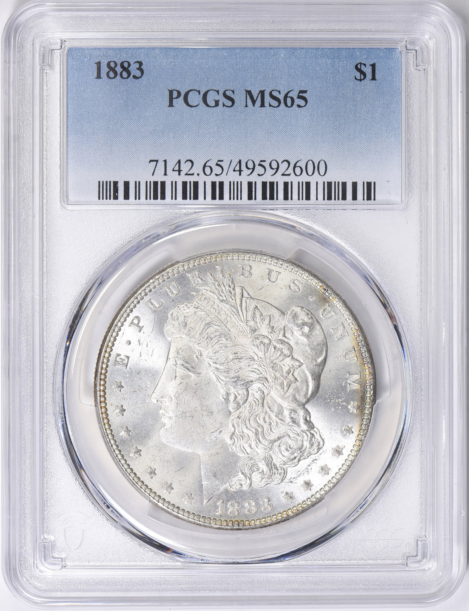 1883 Morgan Silver Dollar PCGS MS-65 (Item 1606613) | GreatCollections ...