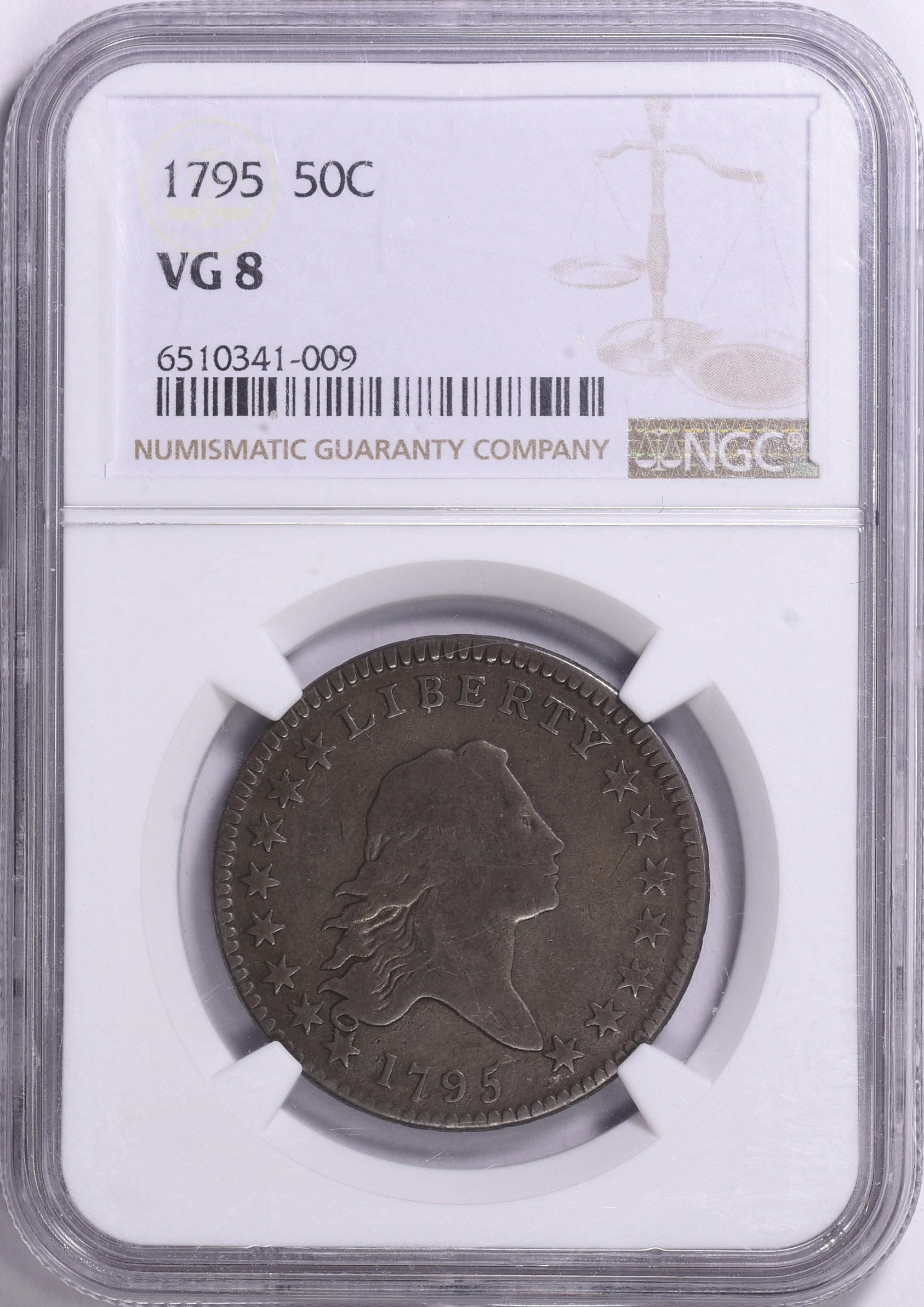1795 Flowing Hair Half Dollar NGC VG-08 (Item 1608035 ...