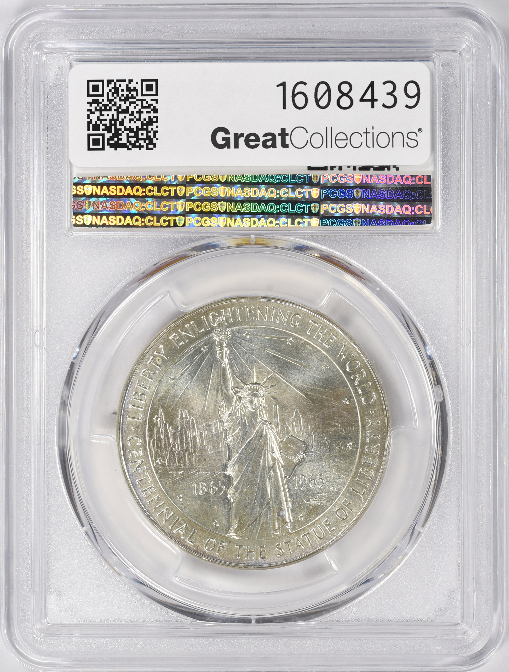 1965 Silver Castle Clinton Medal D1965-3b PCGS MS-66 (Item 1608439 ...