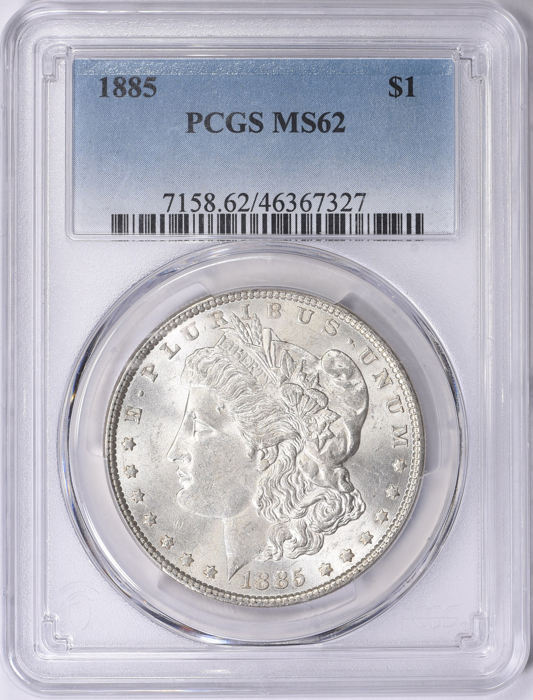 1885 Morgan Silver Dollar PCGS MS-62 (Item 1608560) | GreatCollections Coin Auctions