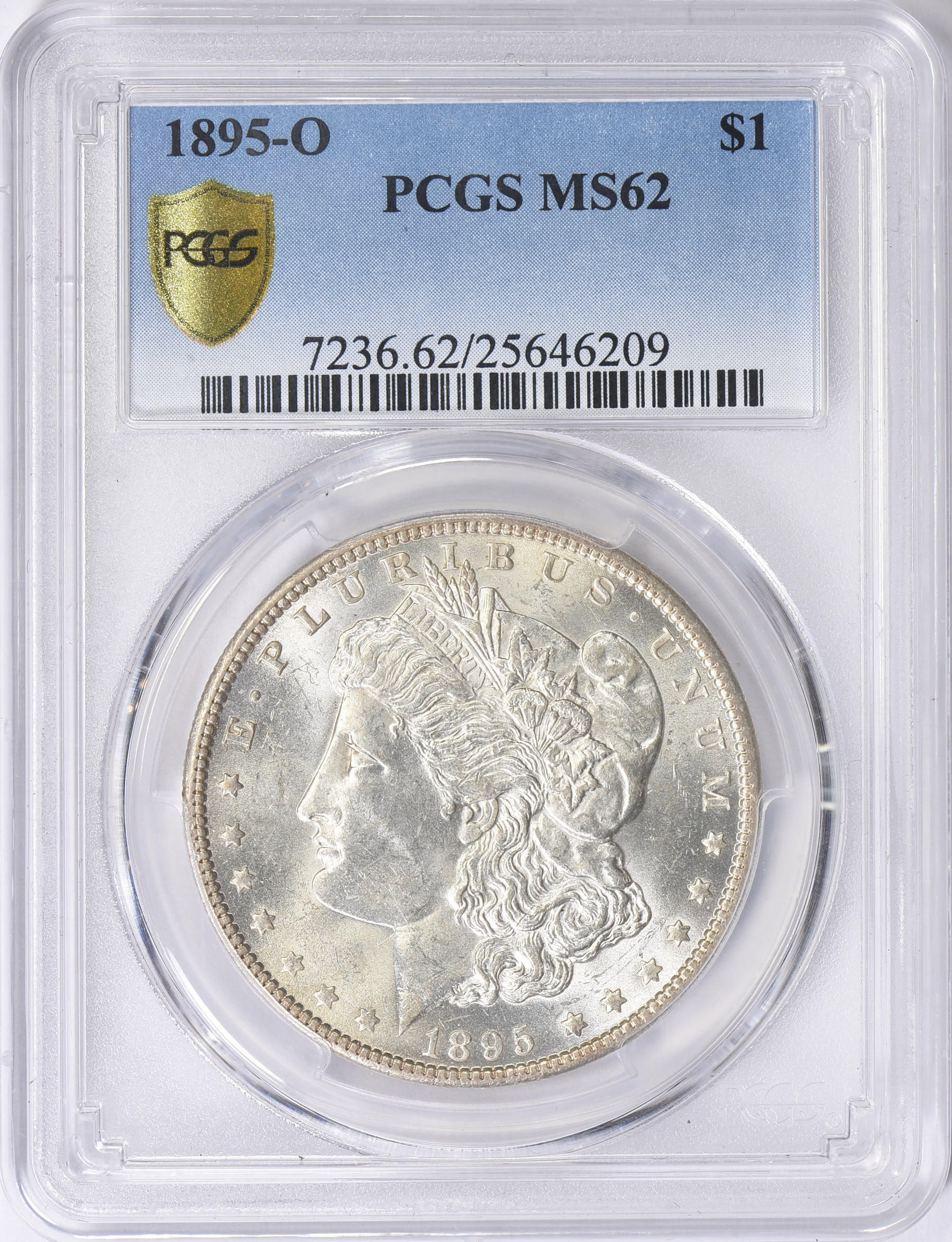 1895-O Morgan Silver Dollar PCGS MS-62 (Item 1609259) | GreatCollections Coin Auctions