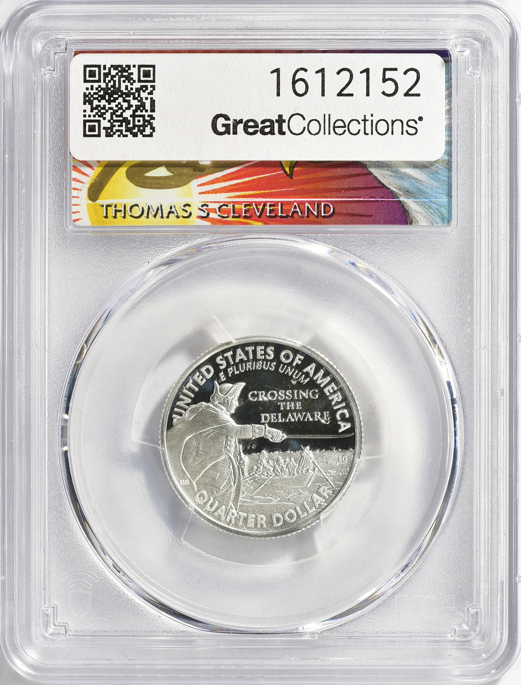 2021-S America the Beautiful Quarter Crossing the Delaware-Silver First ...