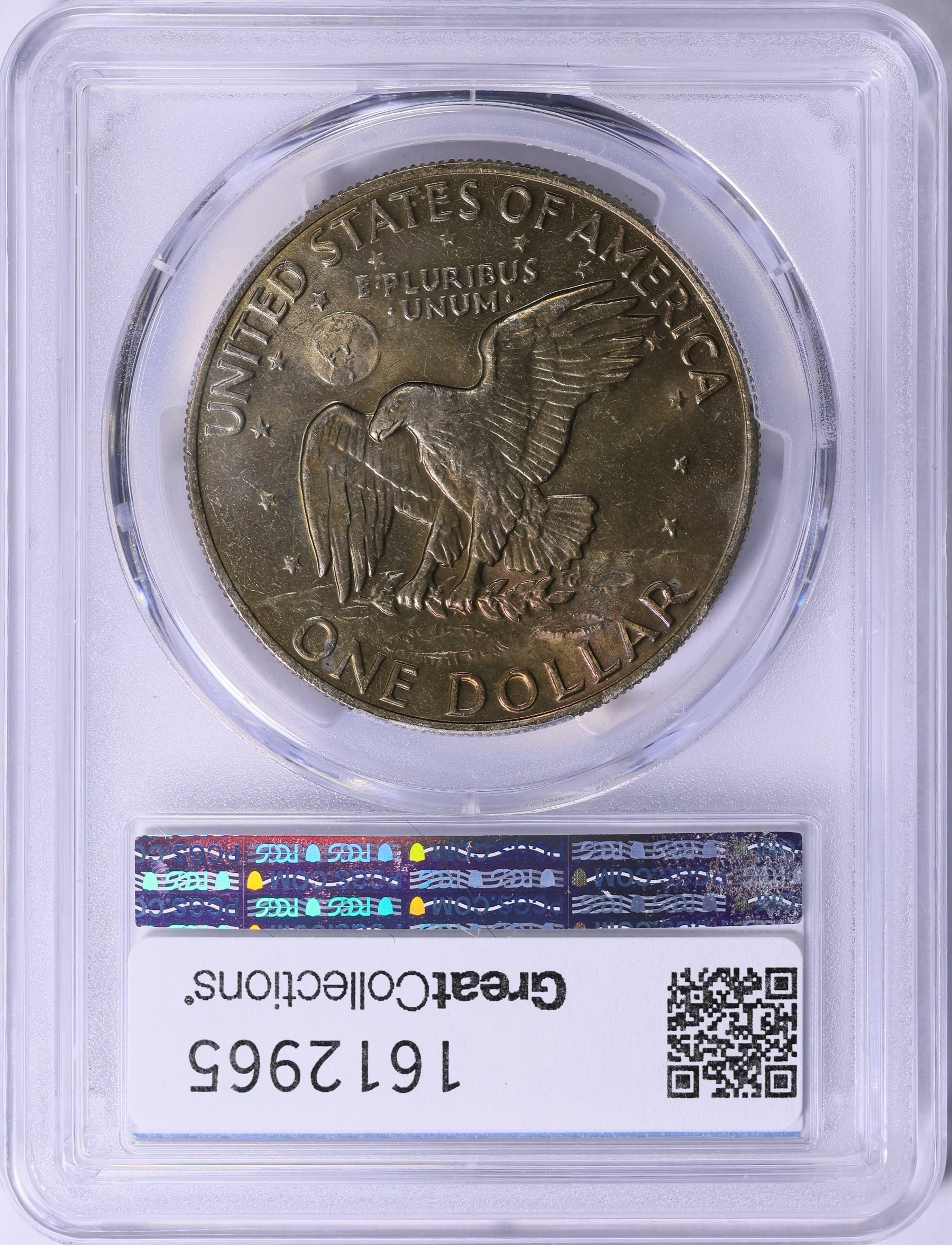 1973 Eisenhower Dollar PCGS MS-66 (Toned) (Item 1612965) | GreatCollections Coin Auctions