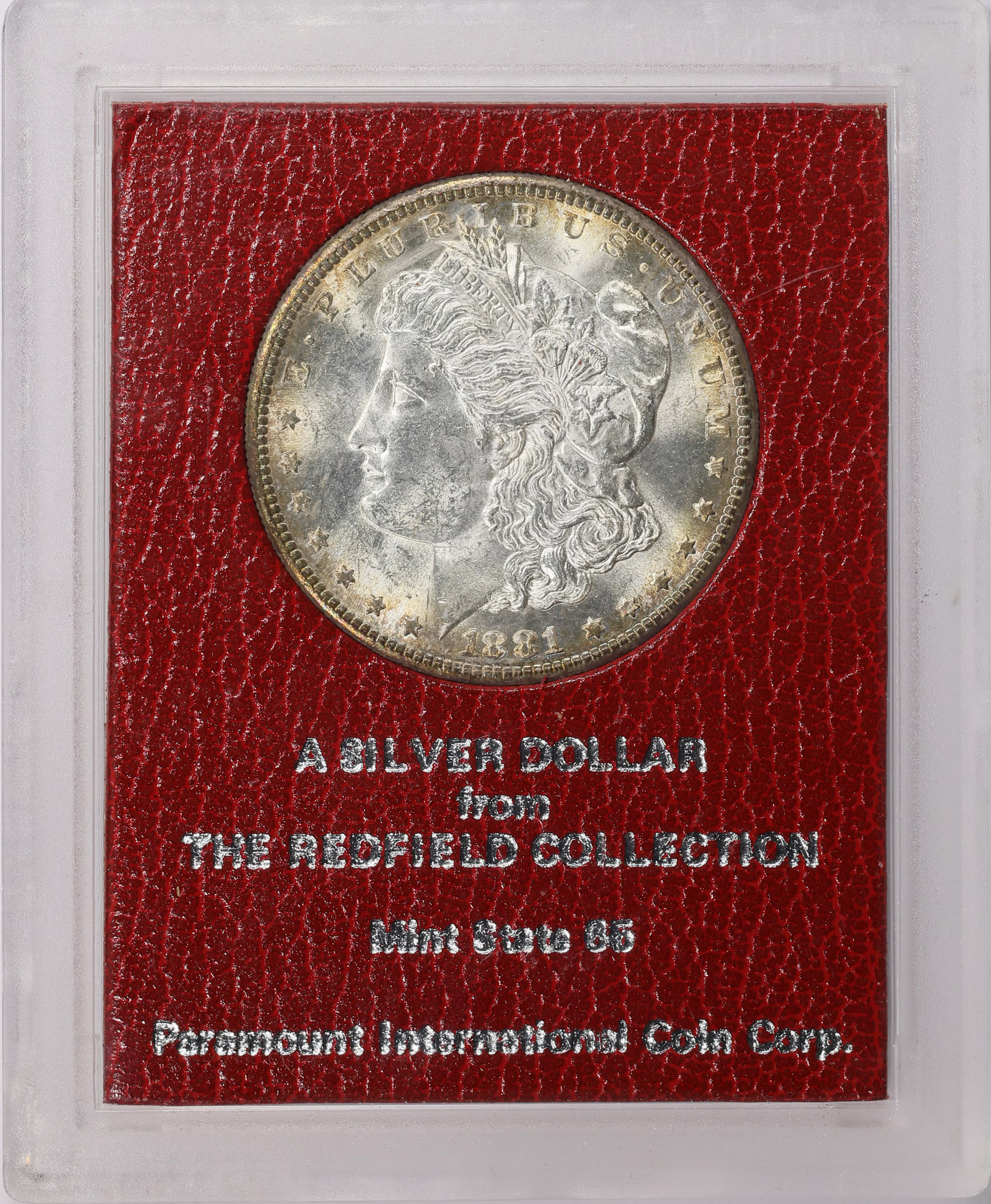 1881-S Morgan Silver Dollar MS-65 (Redfield Collection) (Paramount ...