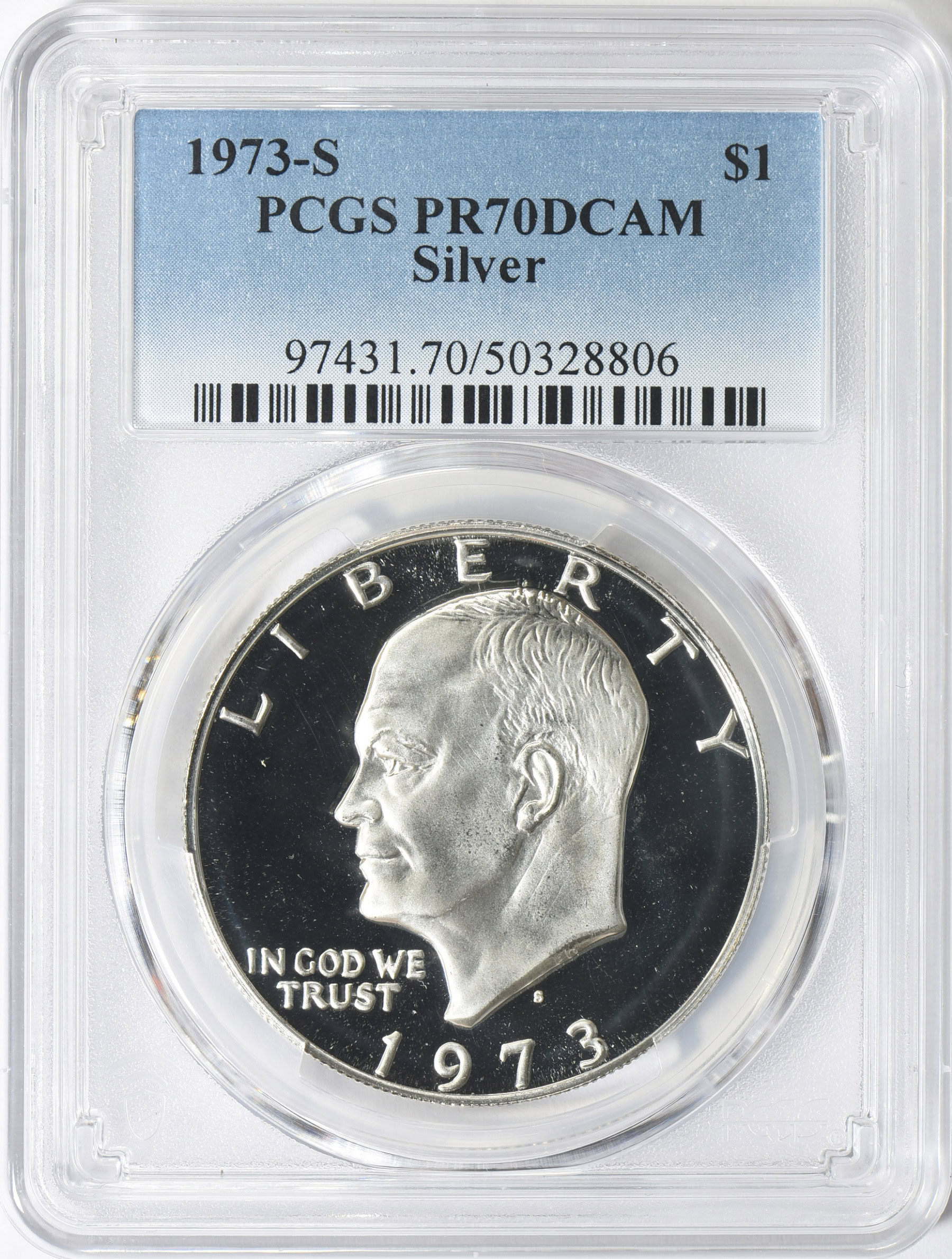 1973-S Eisenhower Dollar Silver PCGS Proof-70 DCAM (Item 1614762 ...