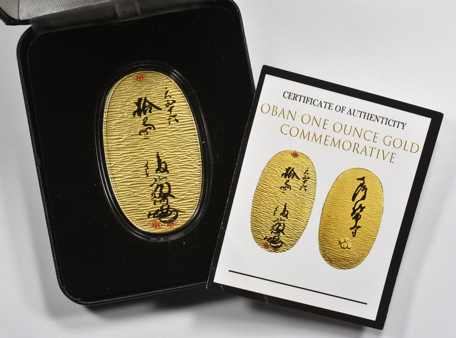 ND (2021) Gold 1oz Private Mint Japanese Hishi Oban Commemorative ...