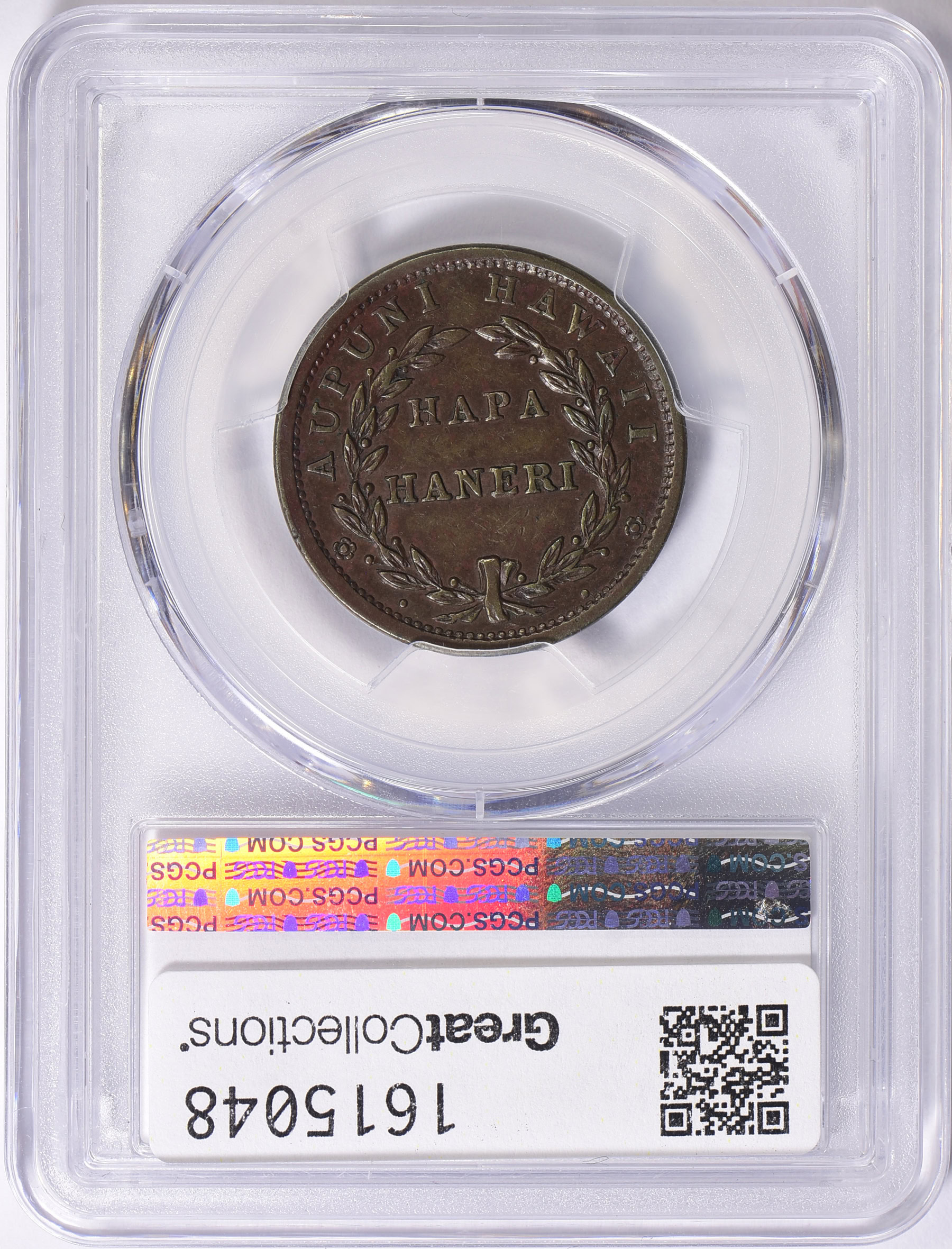 1847 Hawaii Cent 18 Berries PCGS XF-45 (Item 1615048 ...