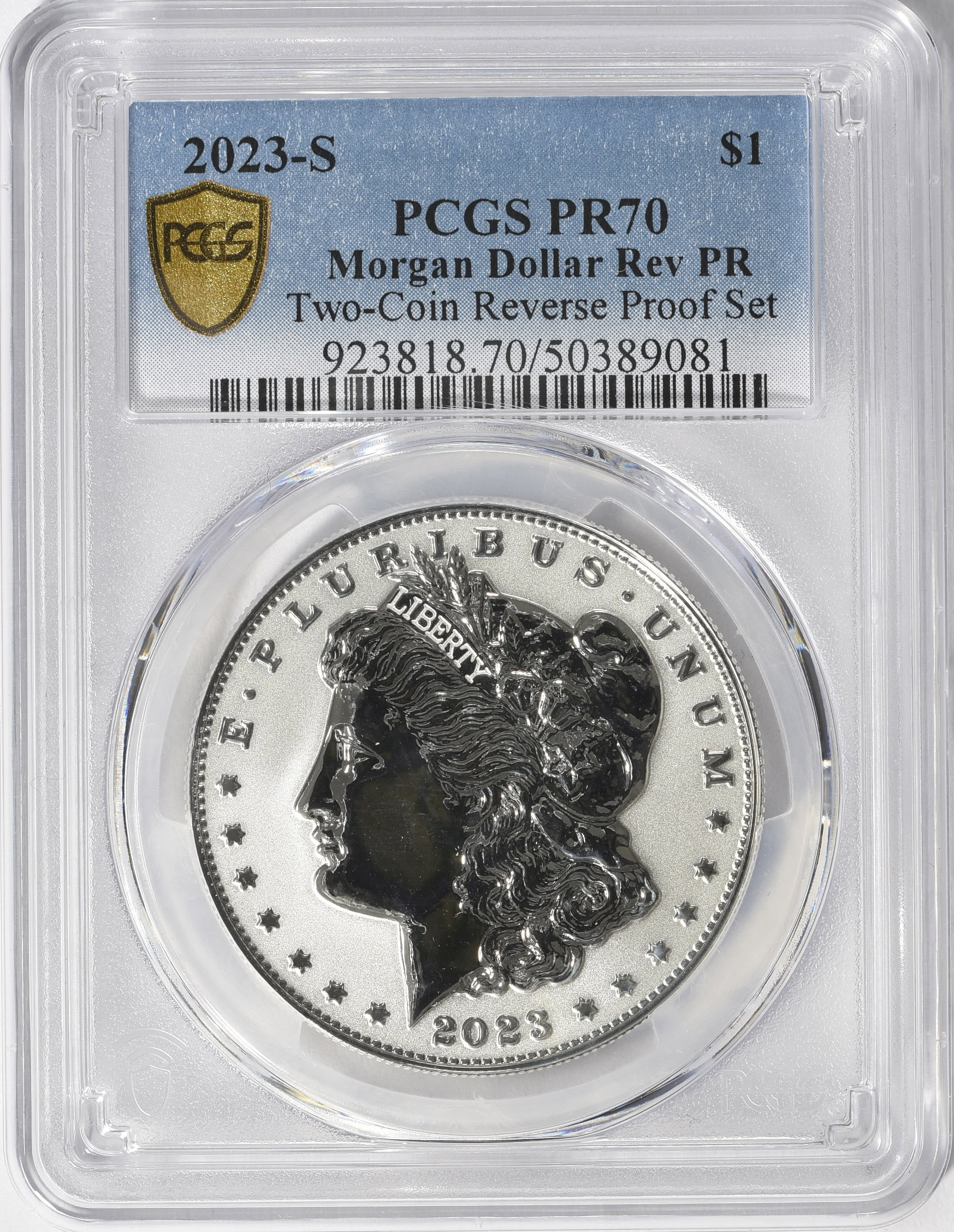 2023-S Morgan Silver Dollar Reverse Proof PCGS Proof-70 | PCGS Cert ...