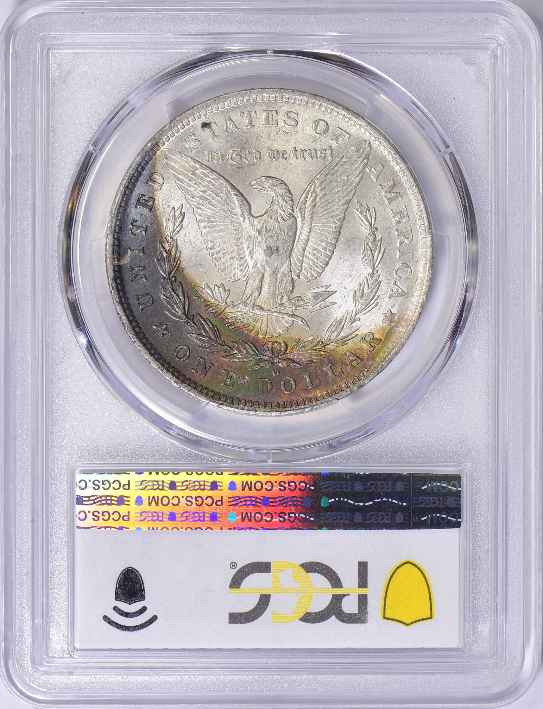Mint Error 1883-O Morgan Dollar Defective Planchet PCGS MS-62 (Toned ...