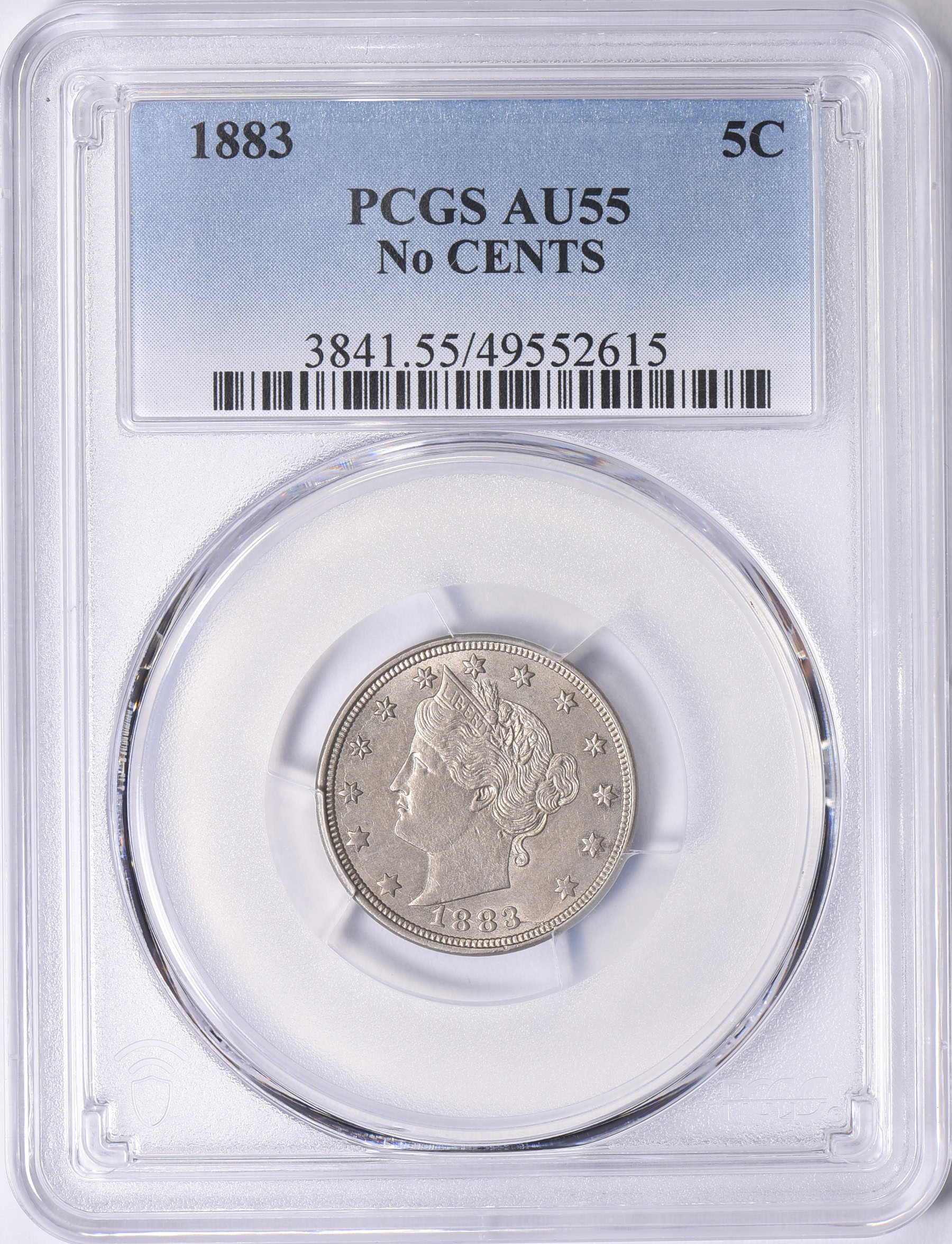 1883 Liberty Nickel No CENTS PCGS AU-55 (Item 1619371 ...
