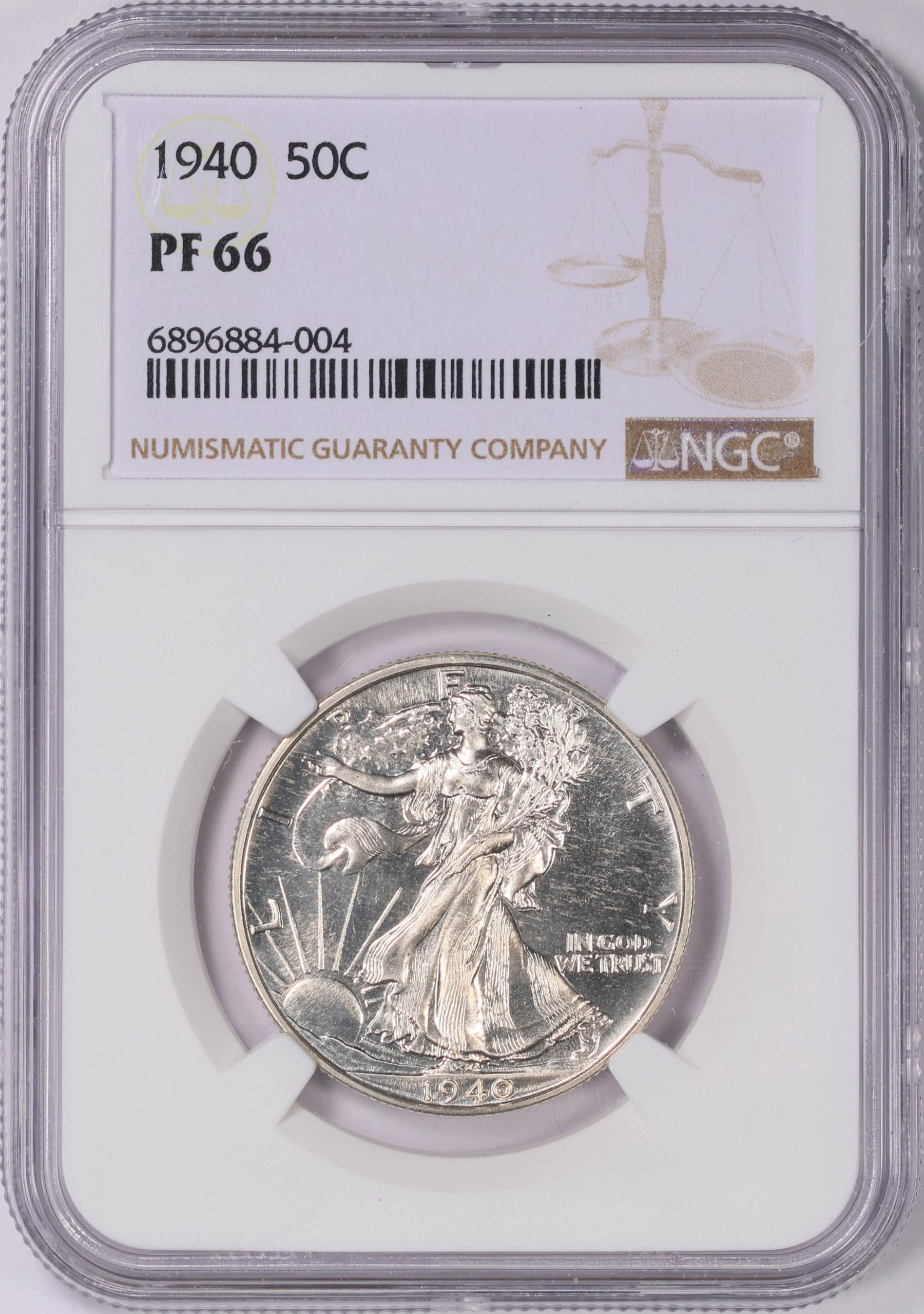 1940 Walking Liberty Half Dollar NGC Proof-66 (Item 1620461 ...