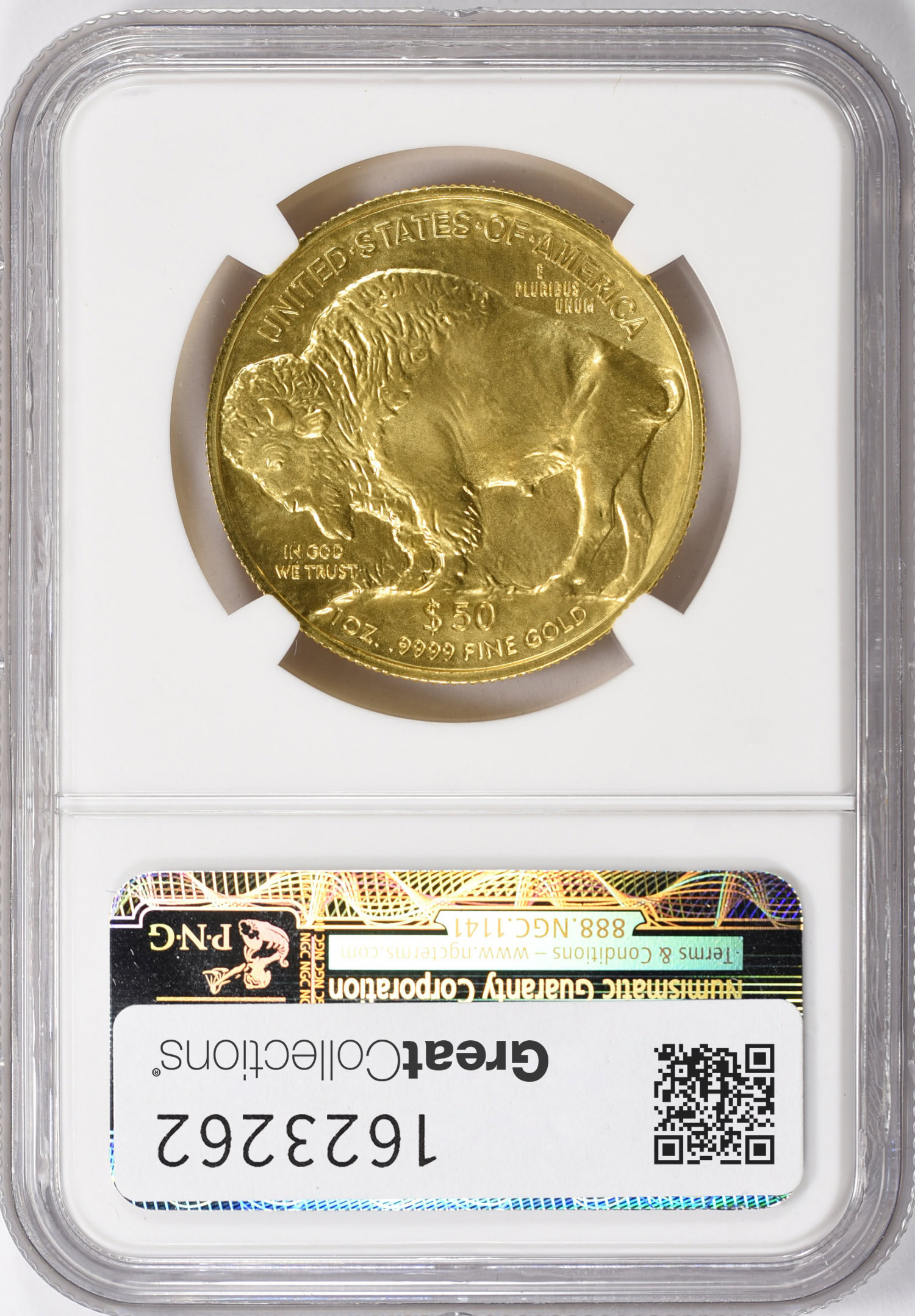 2013 $50 One-Ounce Gold American Buffalo NGC MS-70 (Item 1623262) | GreatCollections Coin Auctions