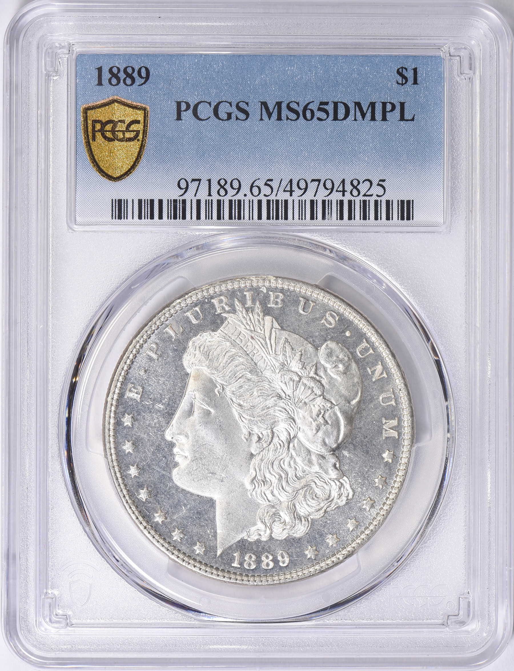 1889 Morgan Silver Dollar PCGS MS-65 DMPL (Item 1623555 ...