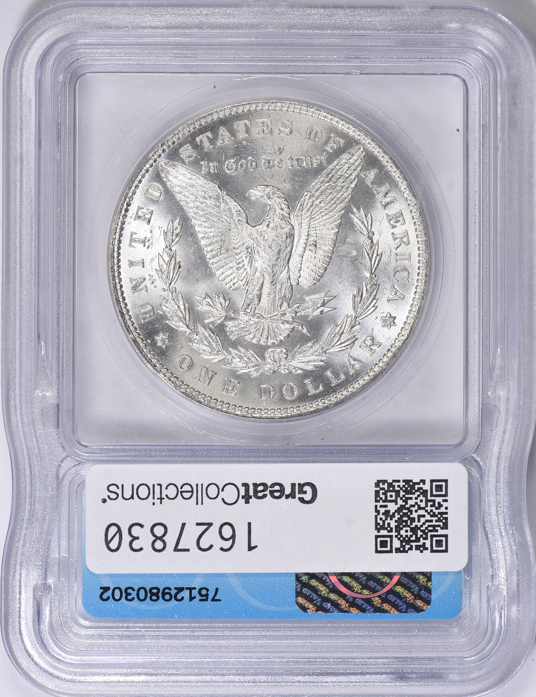 1887 Morgan Silver Dollar ICG MS-64 (Item 1627830) | GreatCollections ...