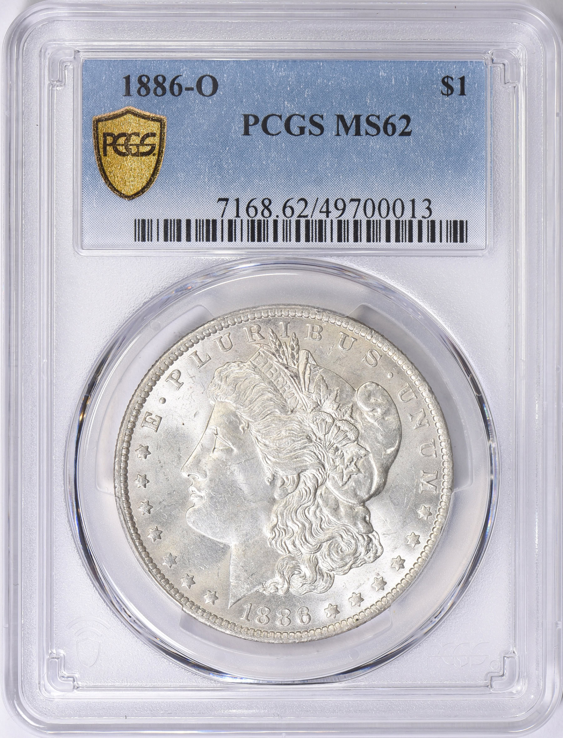 1886-O Morgan Silver Dollar PCGS MS-62 (Item 1628095) | GreatCollections Coin Auctions