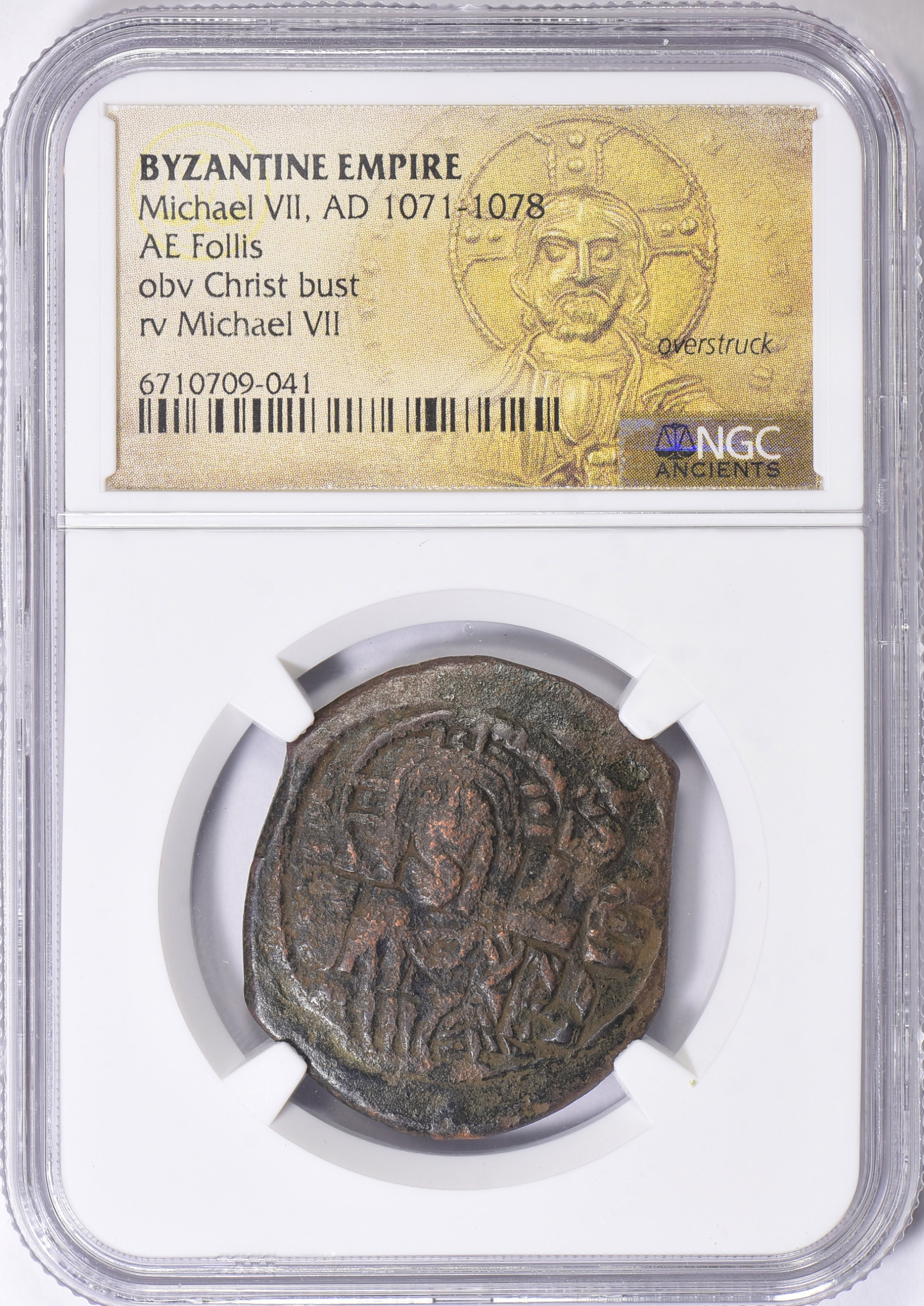 Ancient Byzantine Empire, Michael VII (A.D. 1071-78) AE Follis ...