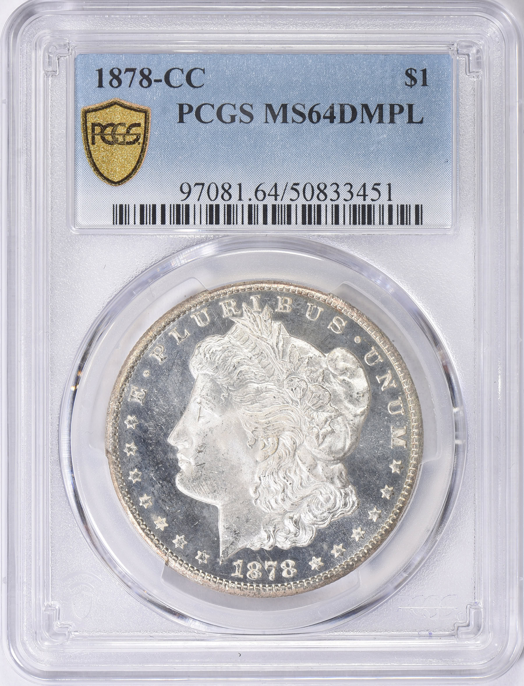 1878-CC Morgan Silver Dollar PCGS MS-64 DMPL (Item 1629939 ...